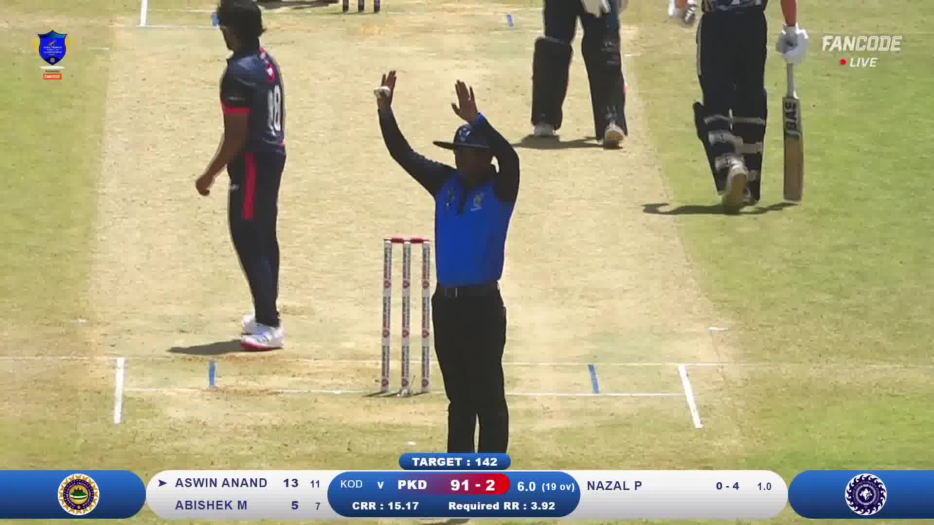 Six! Ashwin Anand Lifts It Over Cover For A Biggie