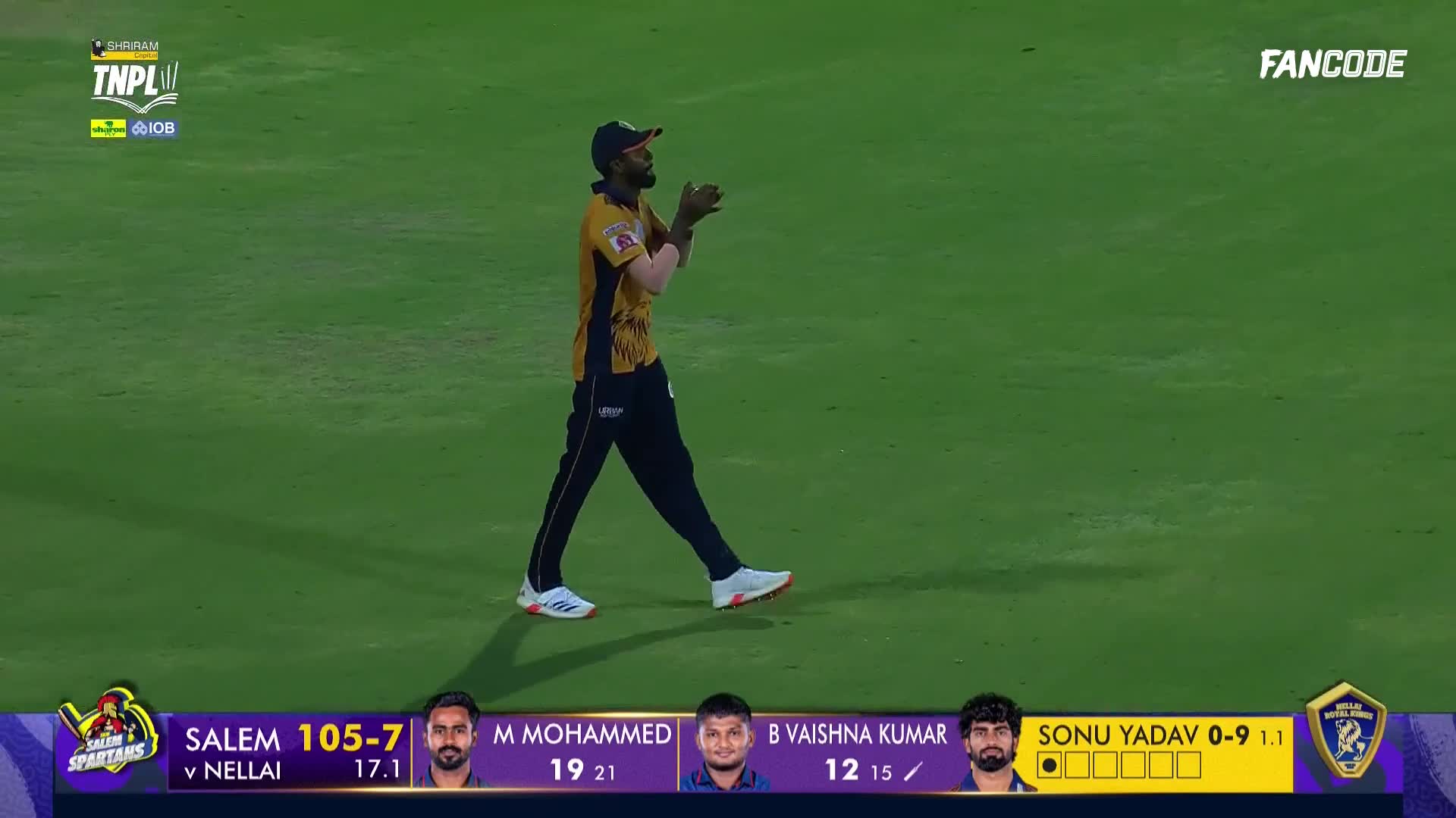 Wicket! Boopathi Kumar Hits It Straight To Valliappan Yudheeswaran