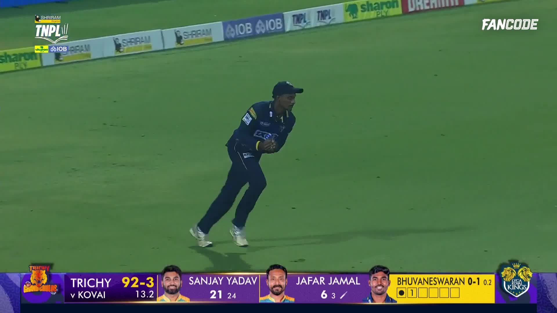 Wicket! Excellent Efforts By Balasubramaniam Sachin, Jafar Jamal Walks Back