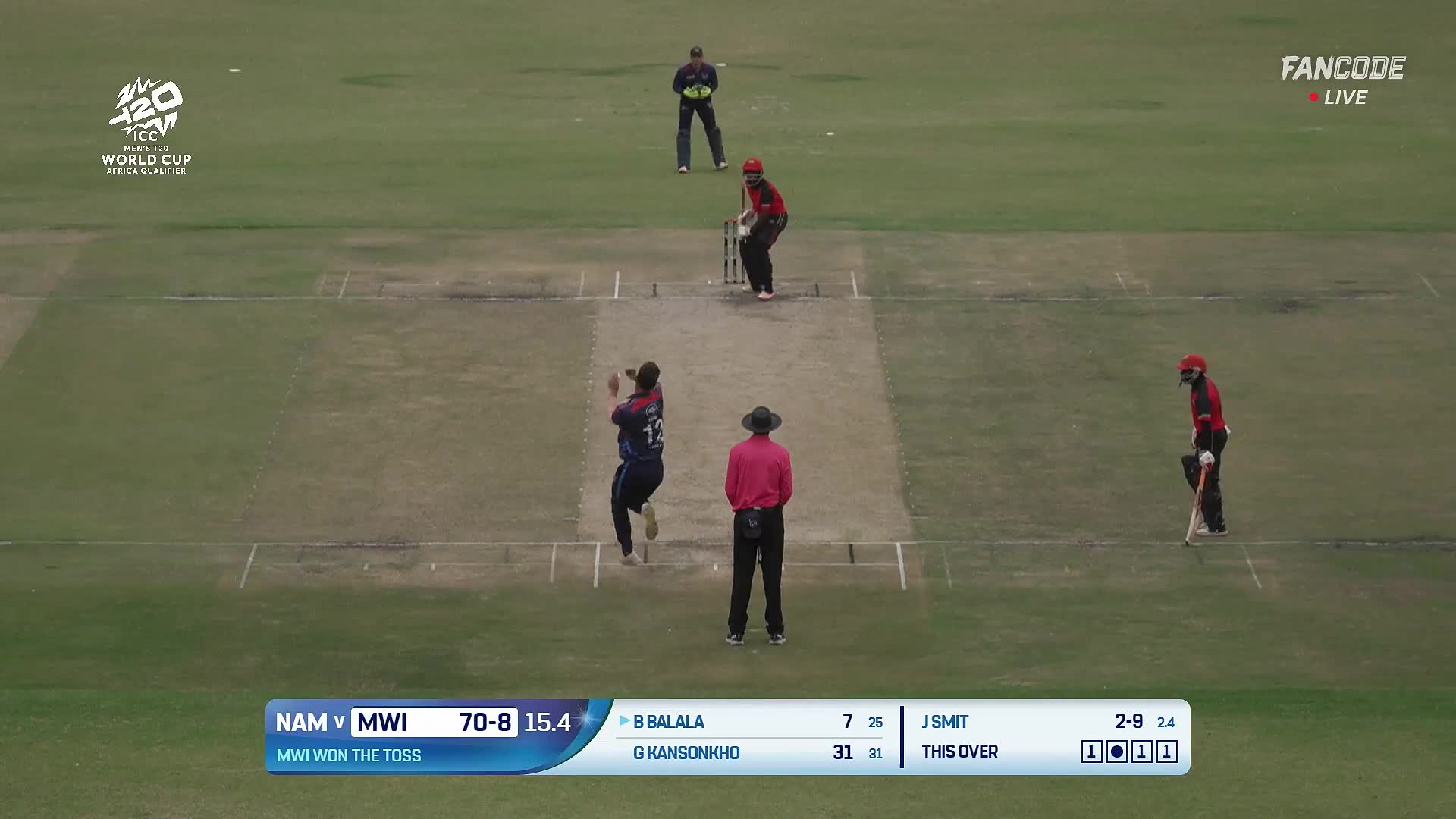 Wicket! Smit Bags His Third, Balala Perishes