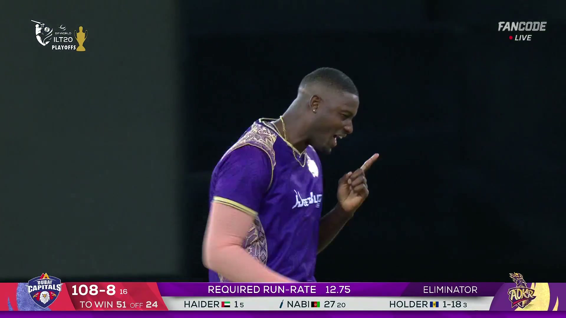 Wicket! Excellent Glove Work By Michael-Kyle Pepper, Jason Holder ...