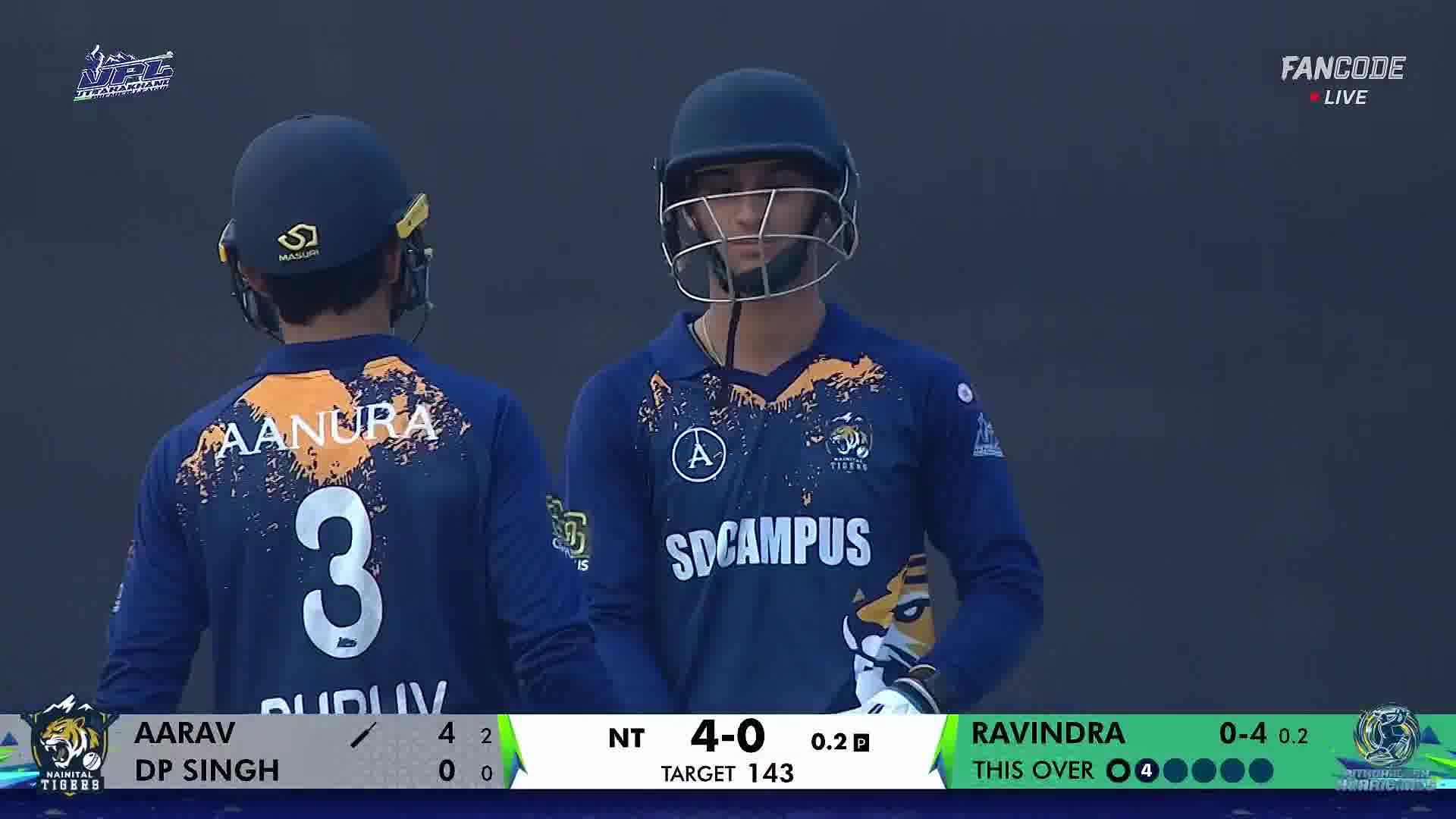 Four! Aarav Mahajan Sets The Tone With The First Boundary Of The Chase