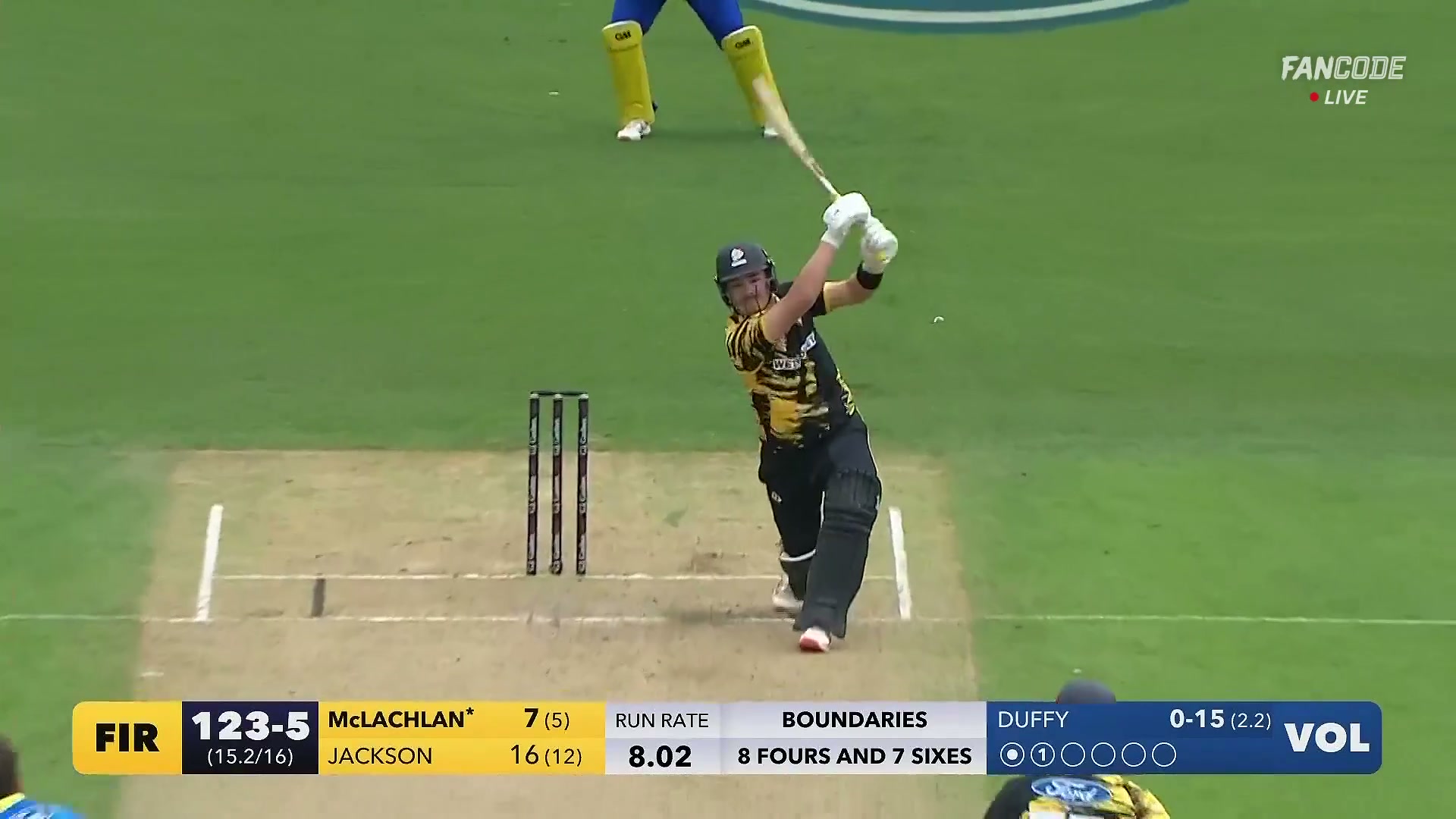 Six! Callum McLachlan Gets Underneath The Ball And Smashes It Downtown ...