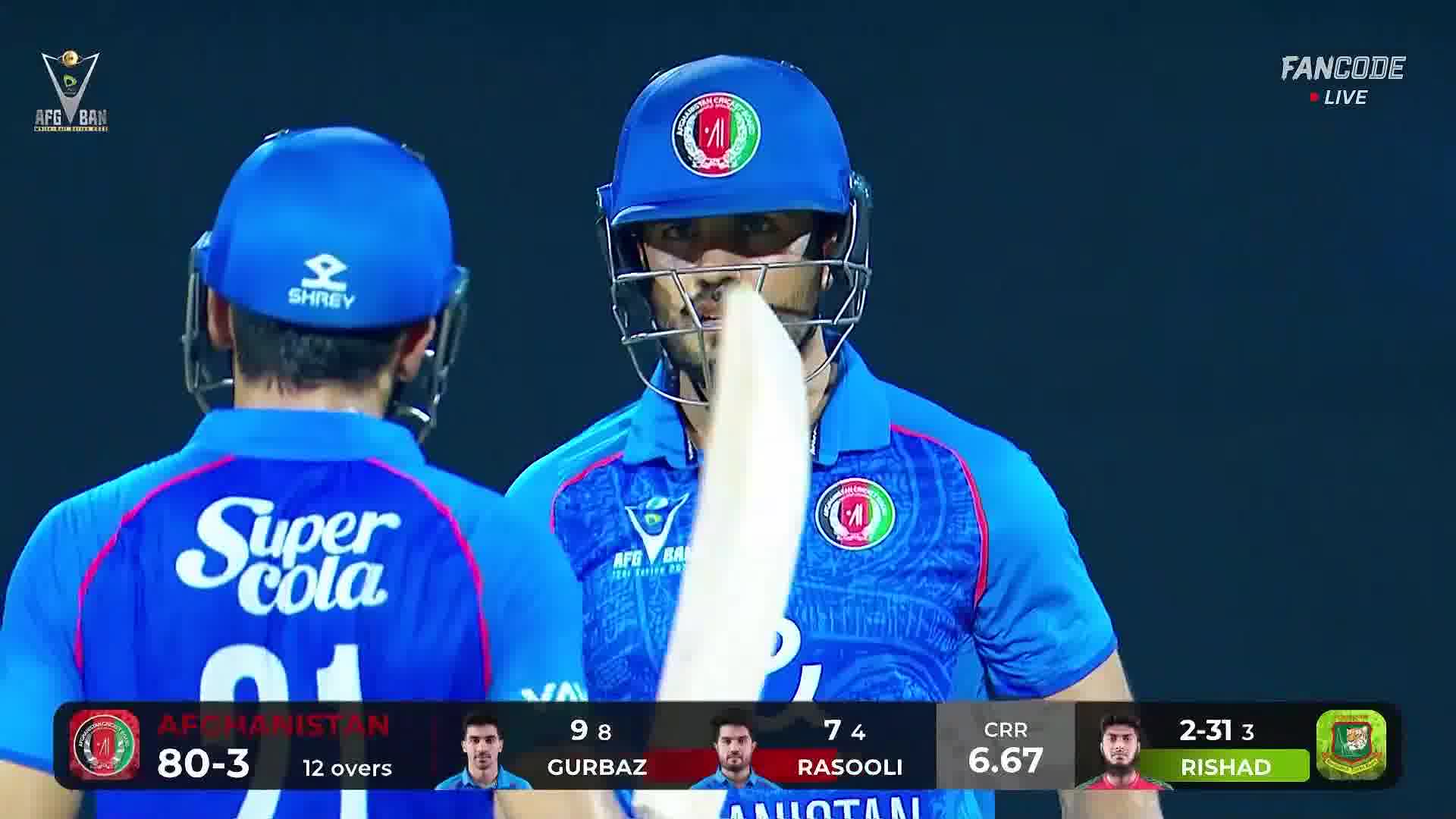 Six! Darwish Rasooli Picks It Early And Smashes It Over The Deep Mid ...