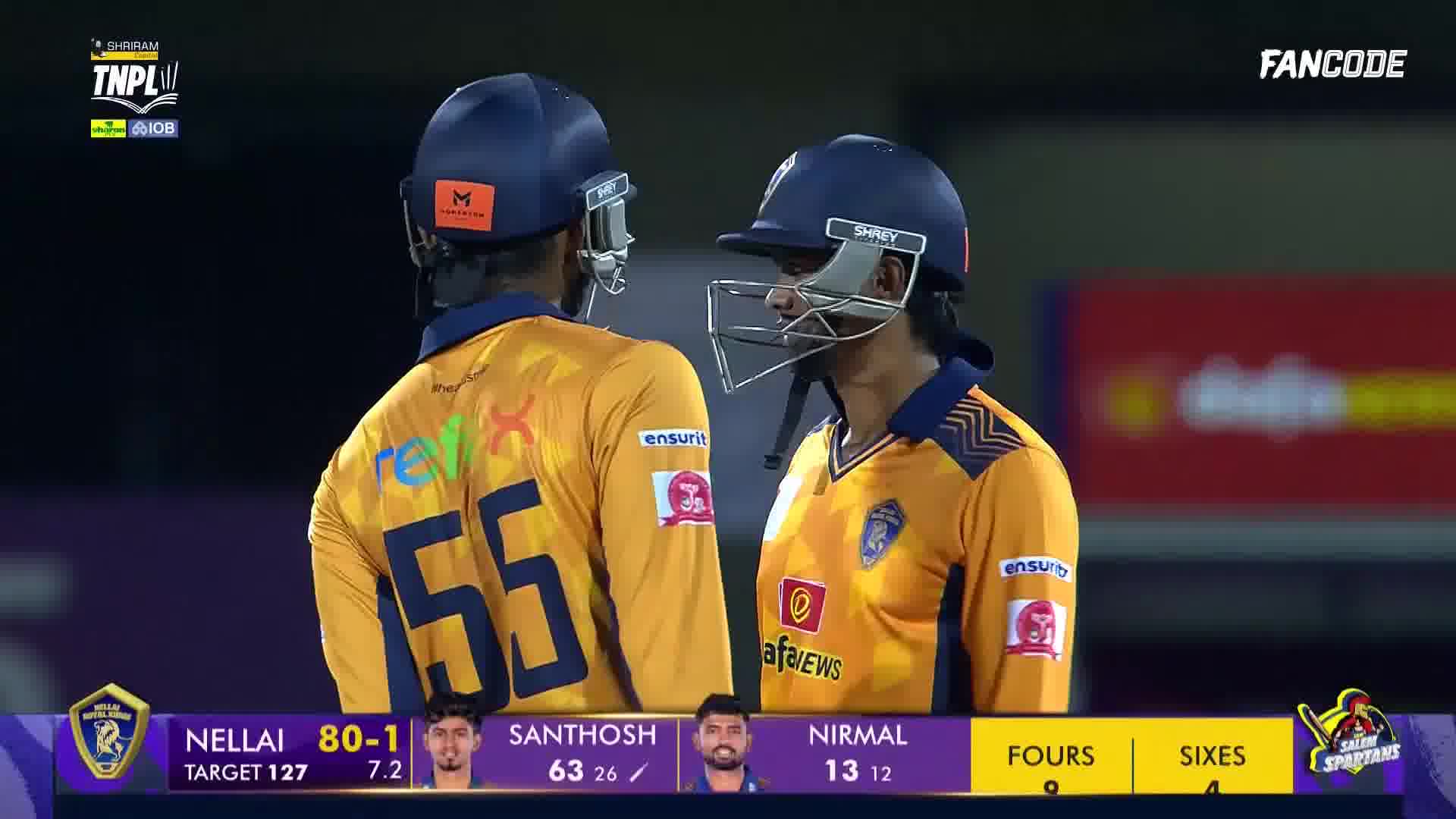 Six! Santhosh Kumar D Smokes It Over Deep Backward Square-Leg