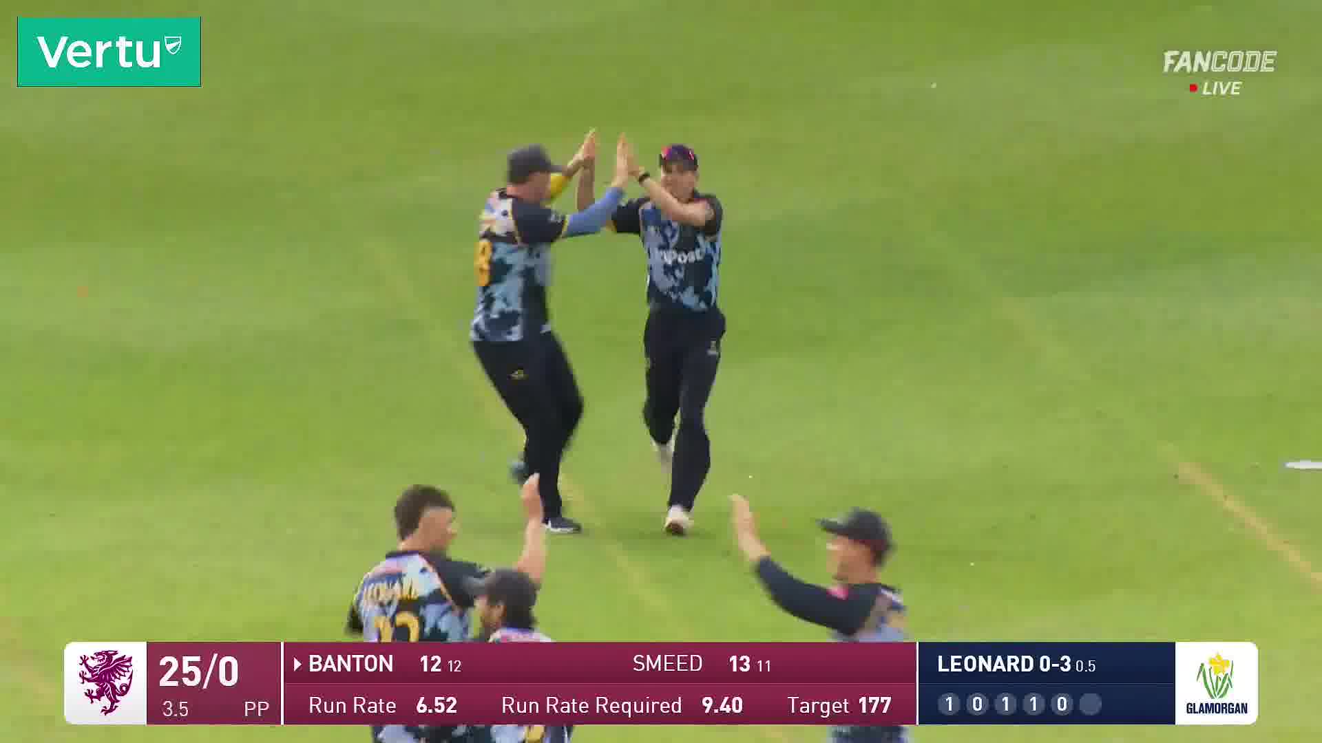 Wicket! Tom Banton Miscues His Shot, Easy Catch For Andy Gorvin