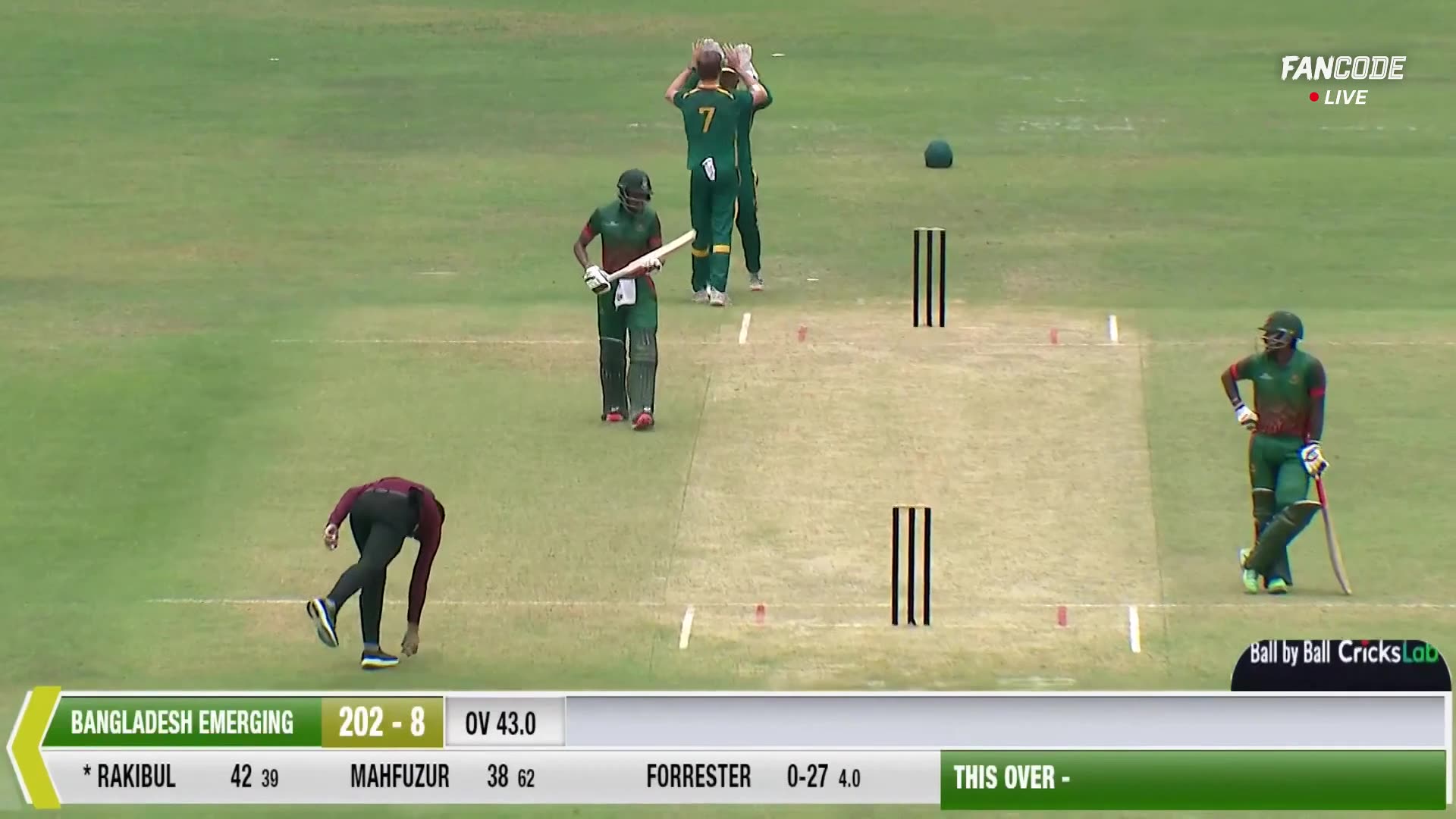 Wicket! Rakibul Didn't Timed It Well And Gets Caught By Prince Behind ...