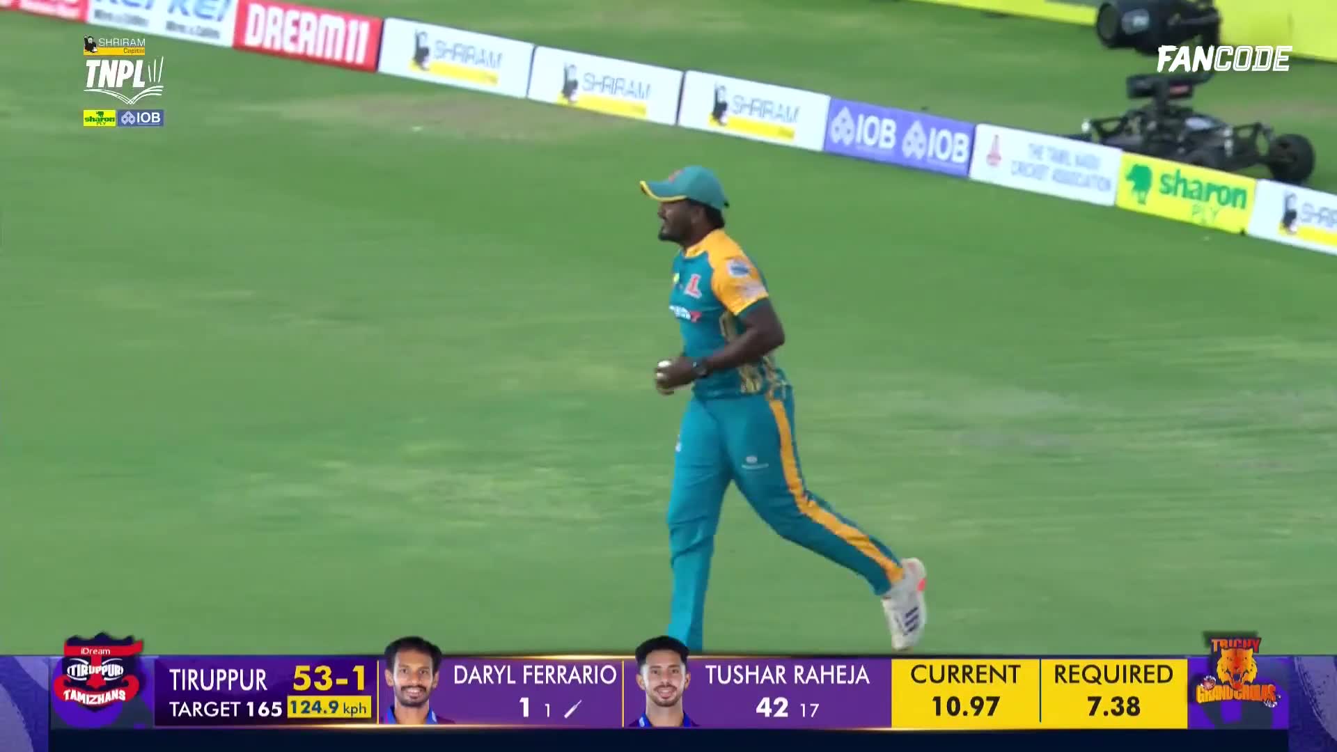 Wicket! Daryl Ferrario Gets Caught By Selva Kumaran