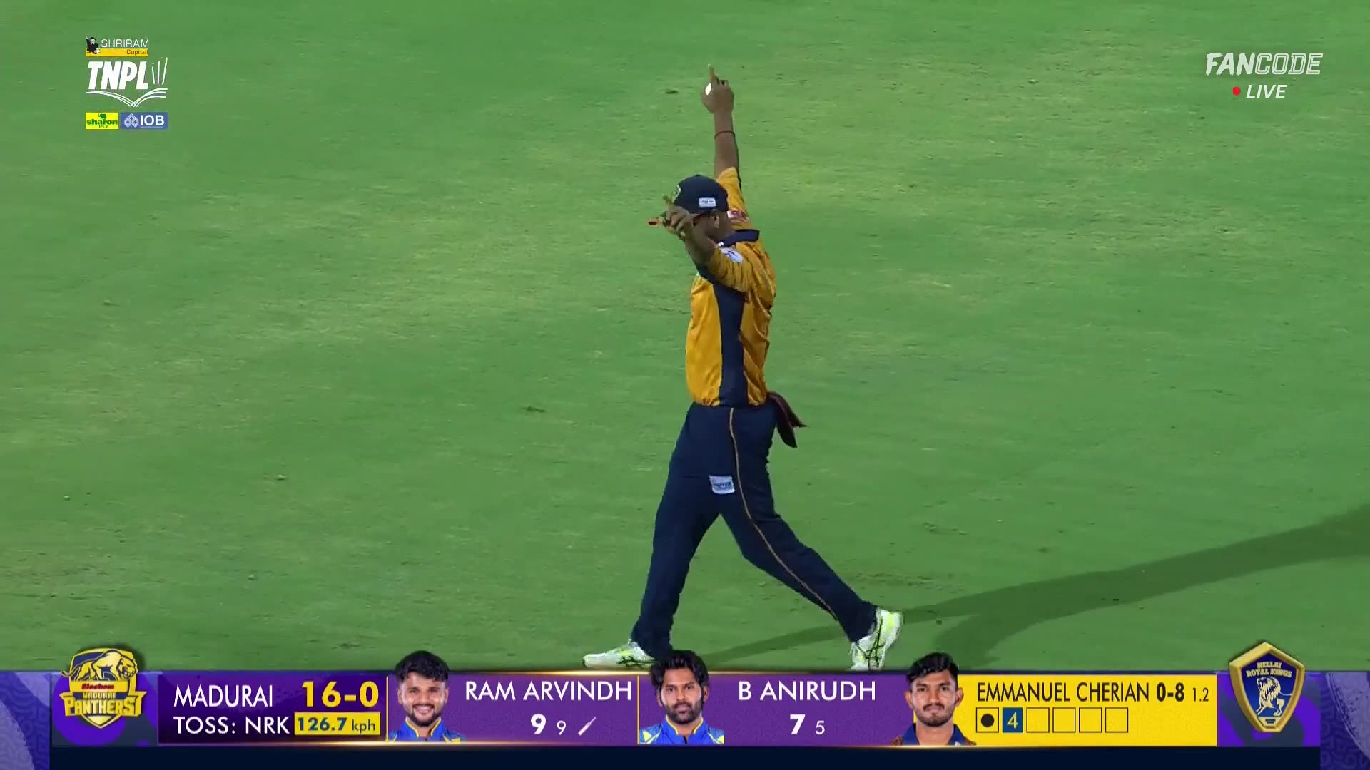 Wicket! Emmanuel Cherian Bags His First Wicket, Ram Arvindh Departs