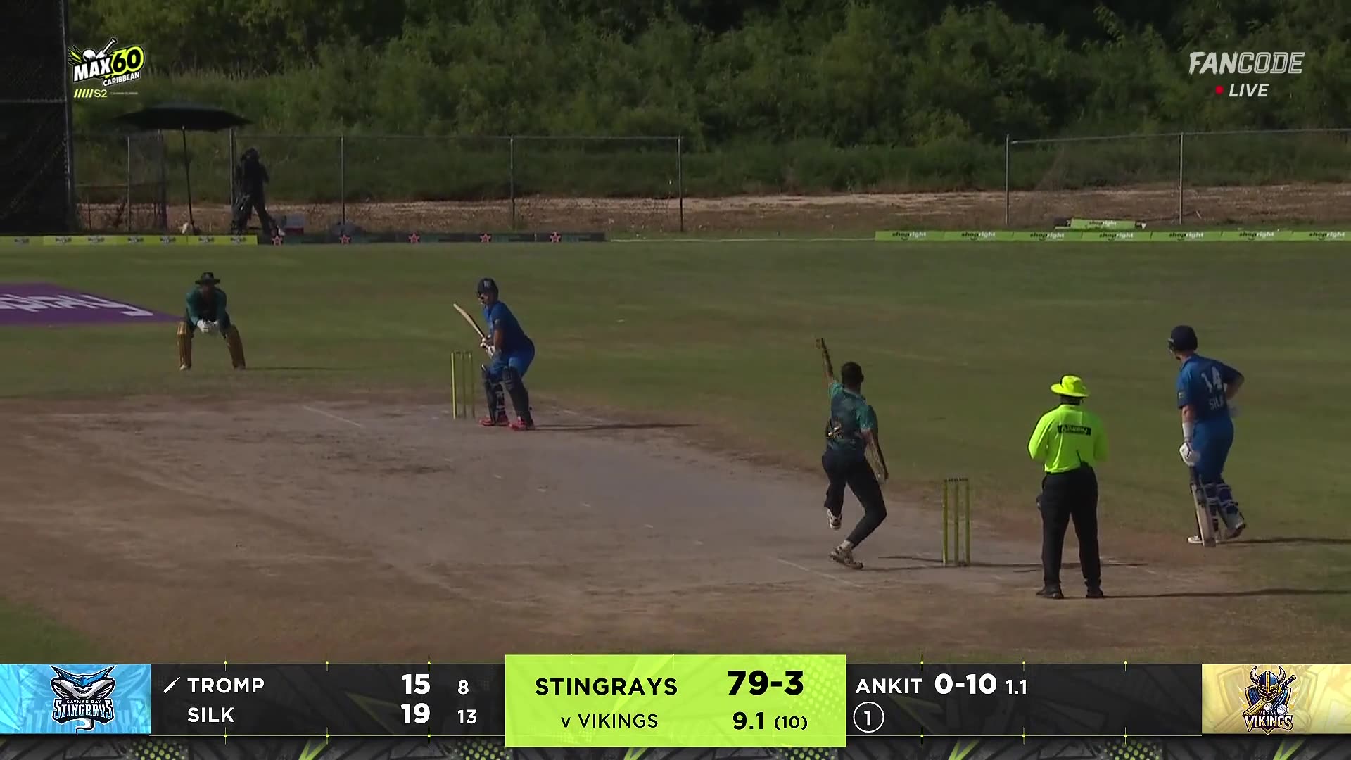 Wicket! Rajpoot Appeal's For LBW And The Umpire Raises His Finger ...