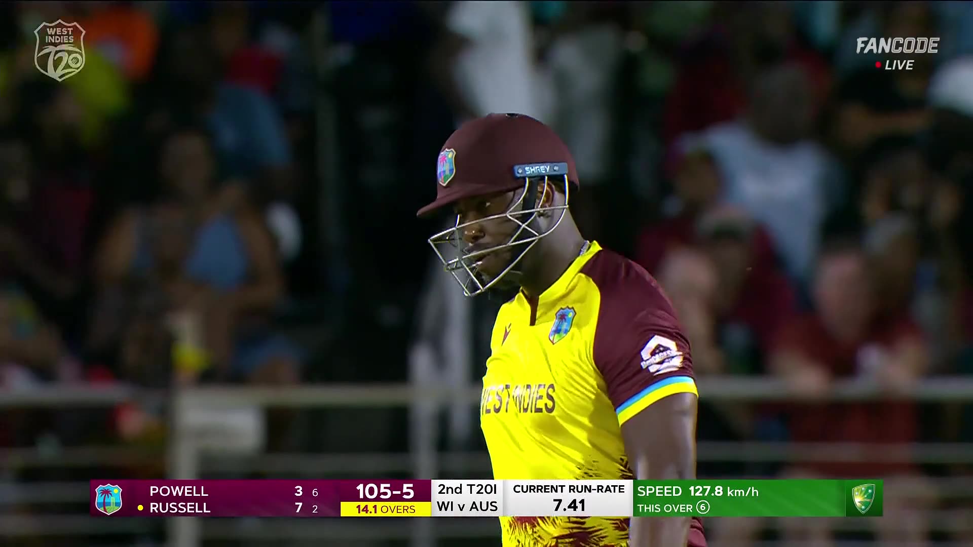 Six! Power Hitting From Andre, Two Sixes In Two Consecutive Balls