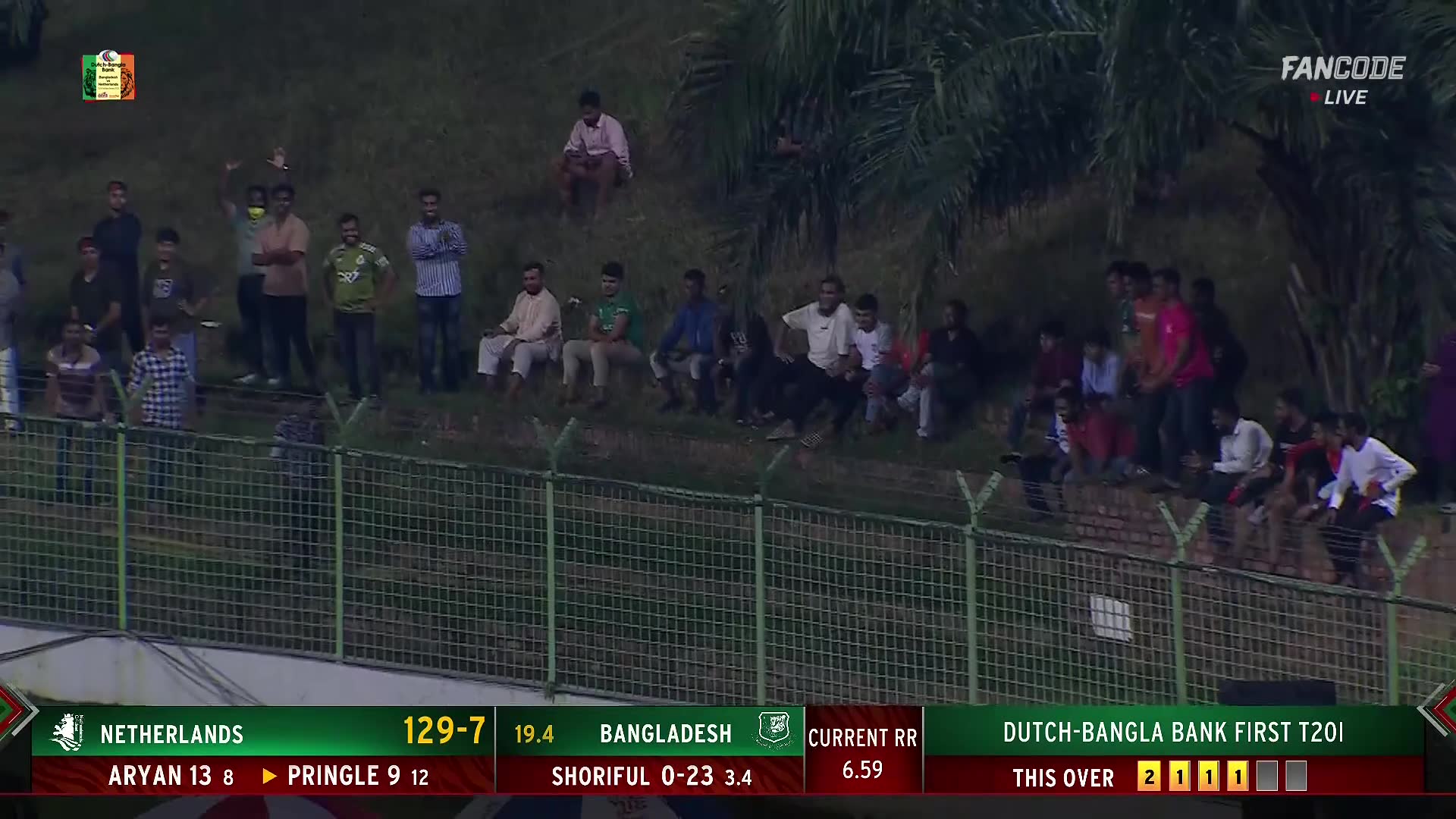 Six! Tim Pringle Clears The Ropes For A Much-Needed Maximum