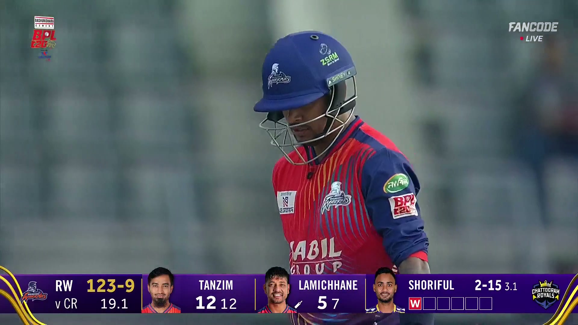 Wicket! Sandeep Lamichhane Fails To Put Bat On Ball And It Hits The Pole