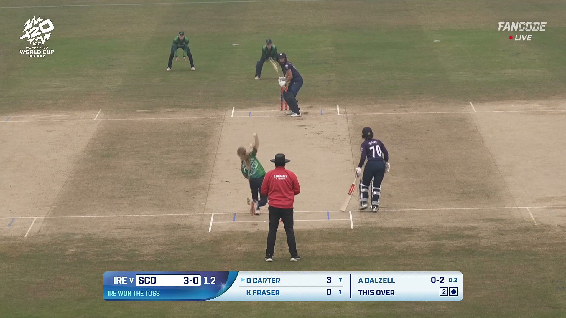 Four! Darcey Carter Cuts The Short Ball And Gets The First Boundary Of ...