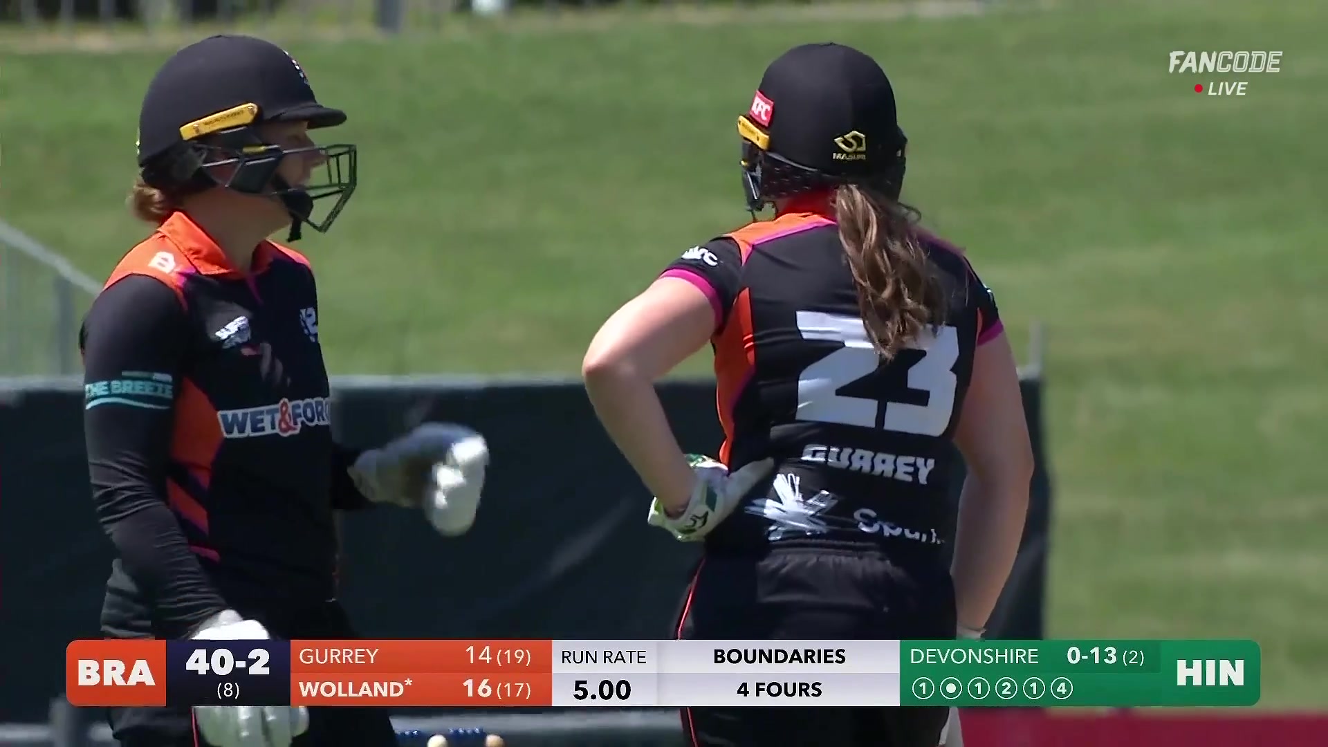 Four! Caitlin Gurrey Pulls It Fine For A Boundary