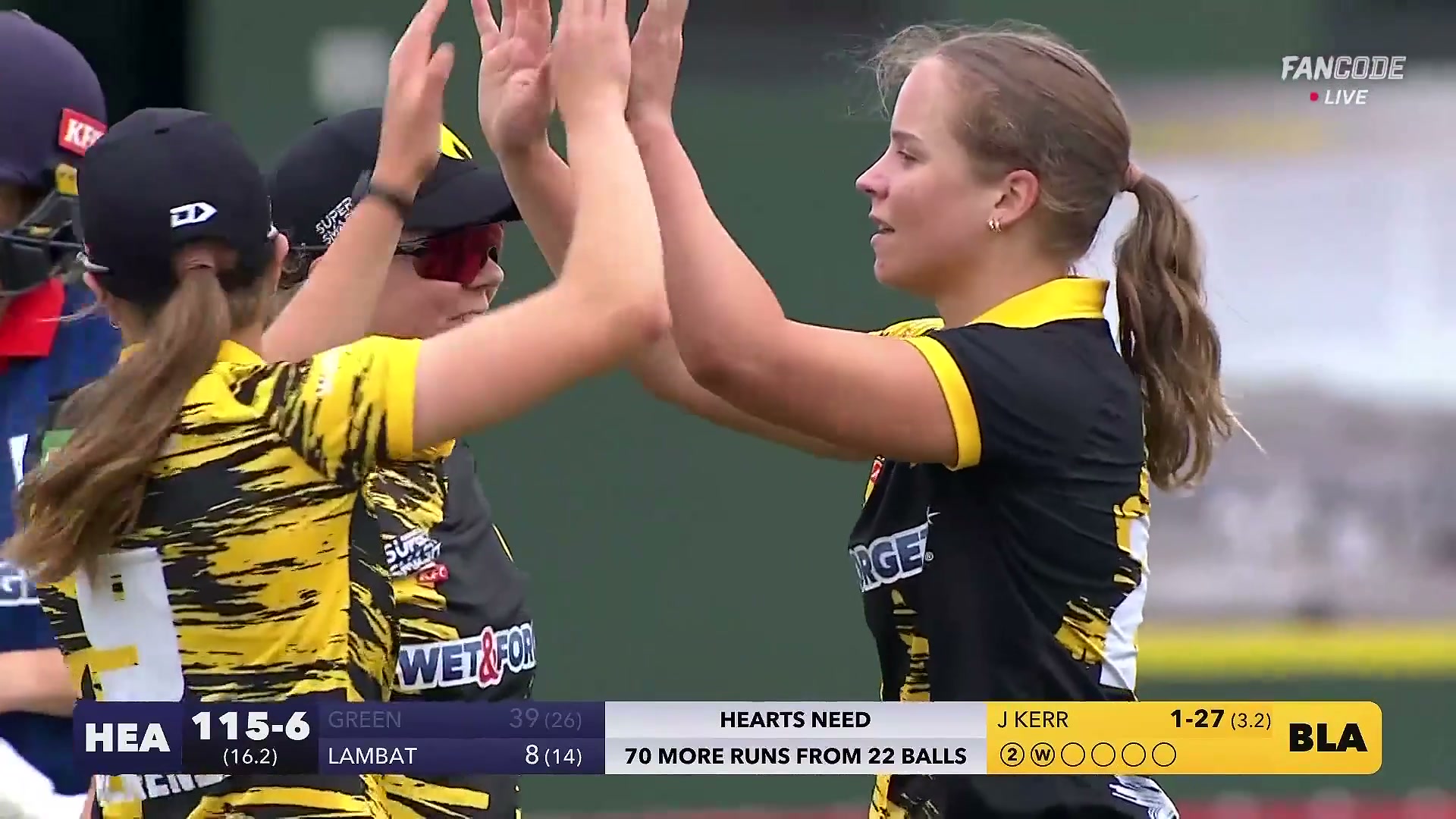 Wicket! Maddy Green Had No Answer For Jess Kerr, Clean Bowled
