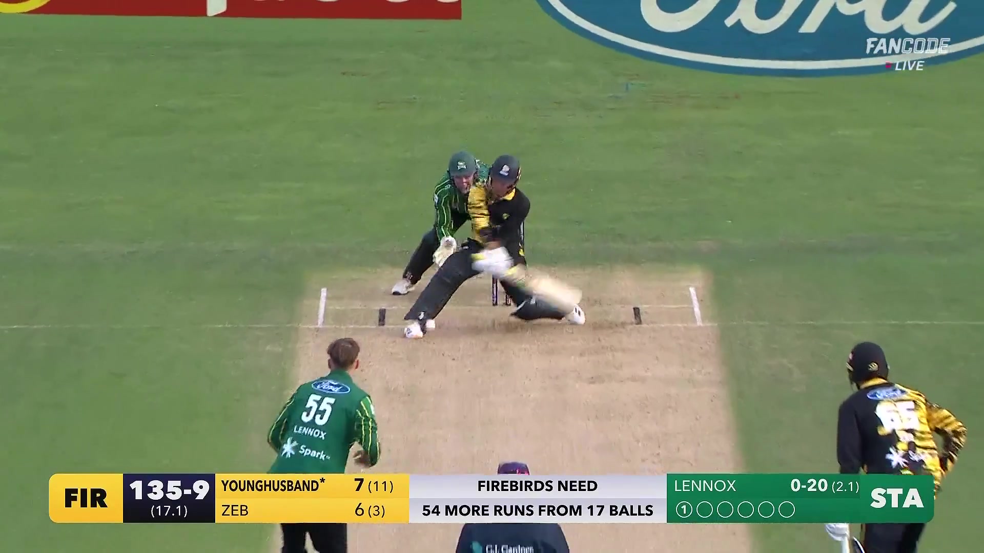 Six! Peter Younghusband Unleashes Reverse Sweep Maximum Toward Deep ...