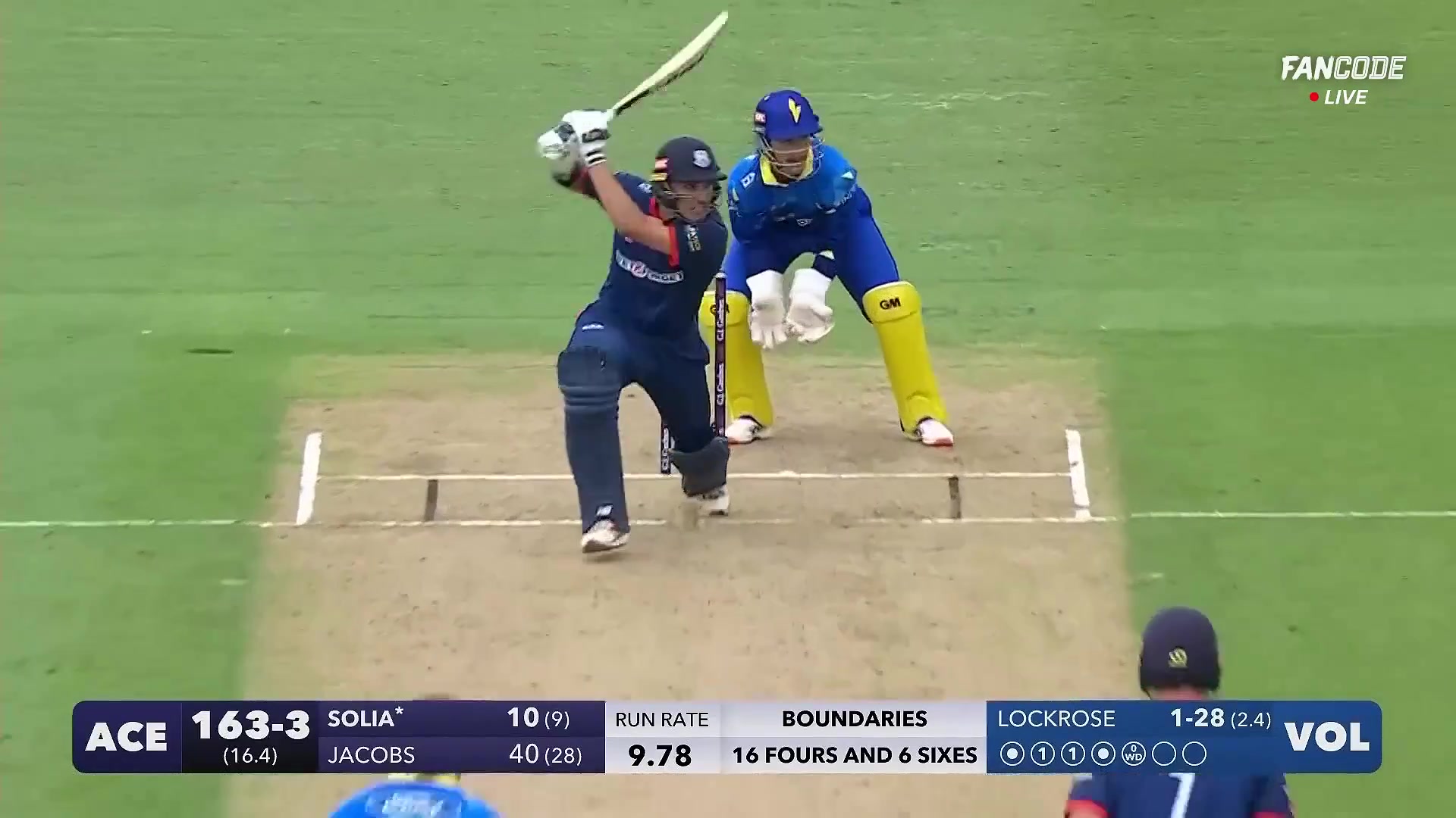 Wicket! Sean Solia Gives A Simple Catch To Matthew Bacon, Ben Lockrose ...