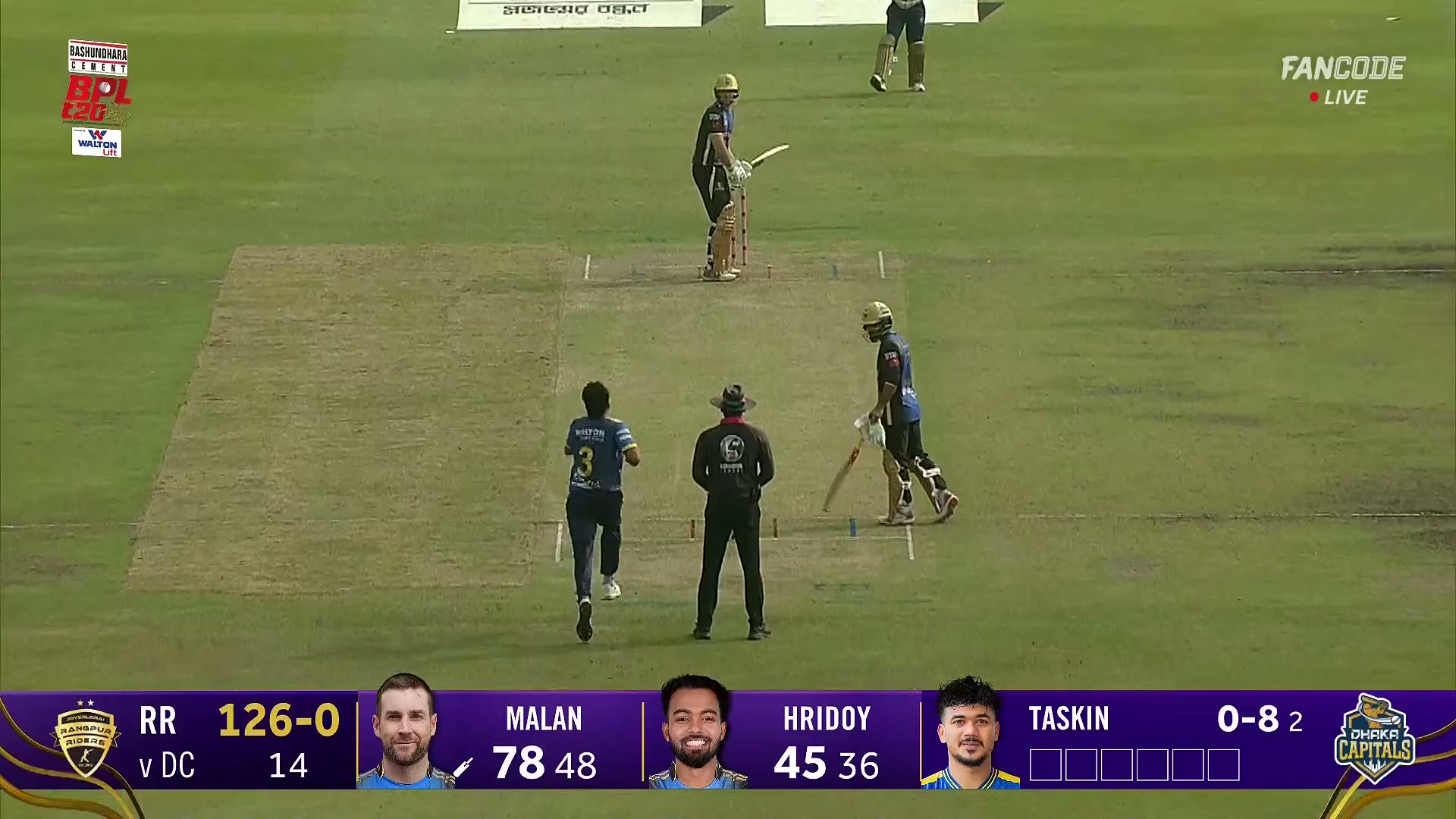 Wicket! Taskin Ahmed Draws The First Blood, Dawid Malan Departs