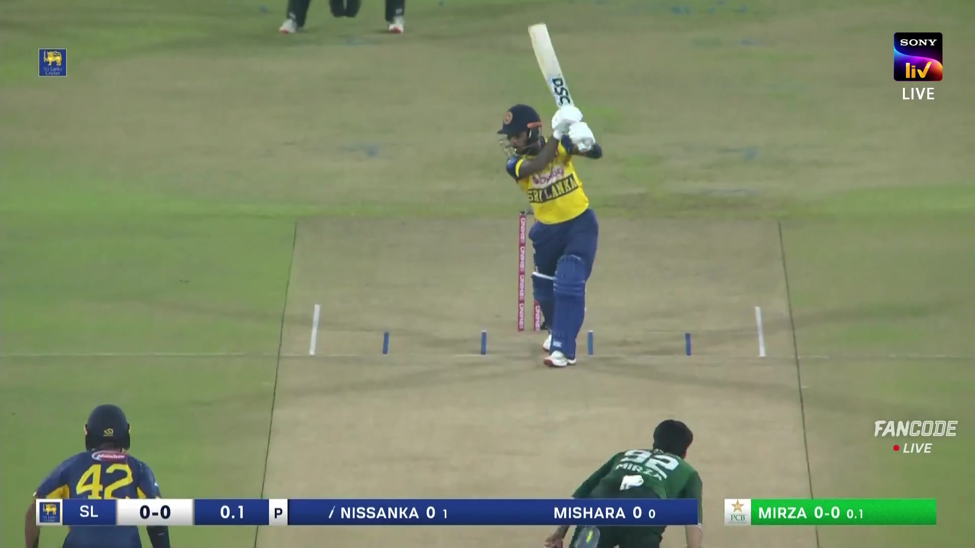 Four! Pathum Nissanka Opens Sri Lanka’s Account With A Neat Drive ...