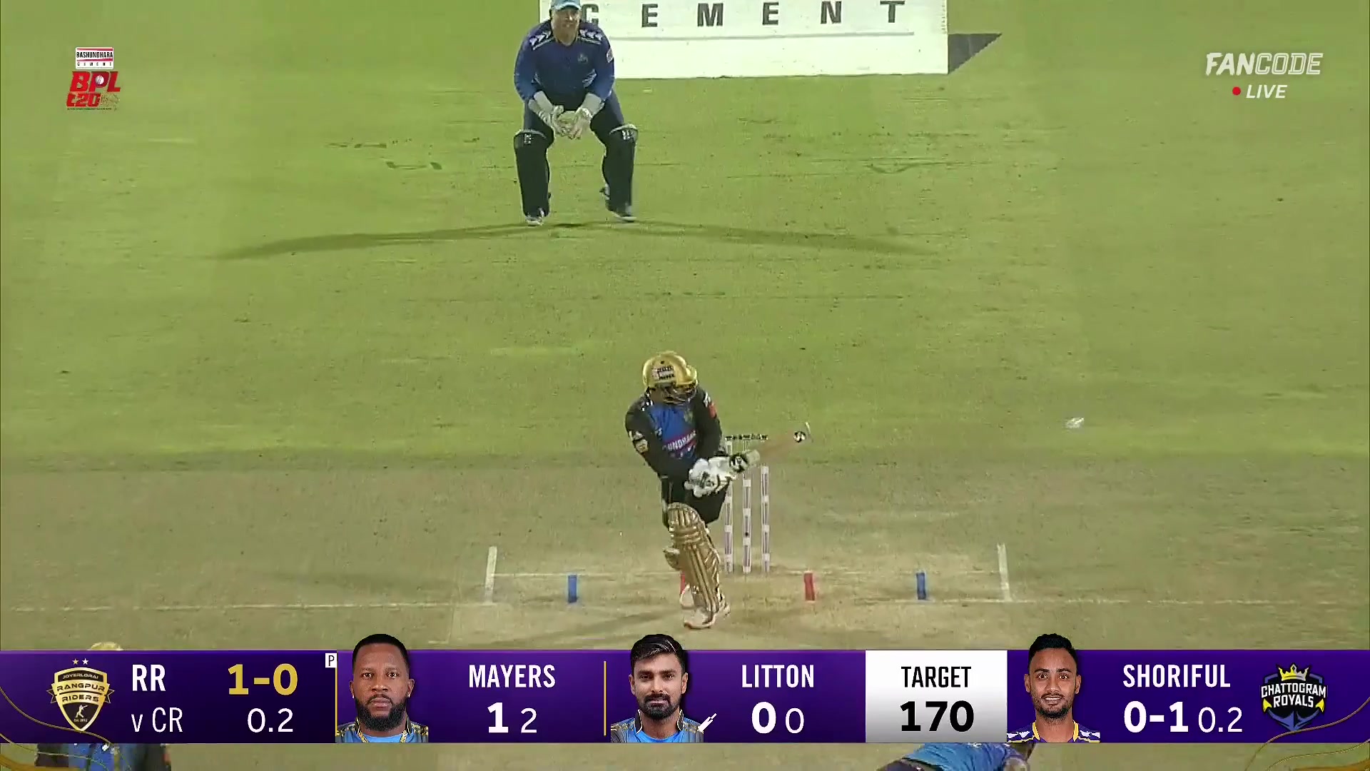 Four! Litton Das Flicks It To The Right Of Short Fine Leg For A Boundary