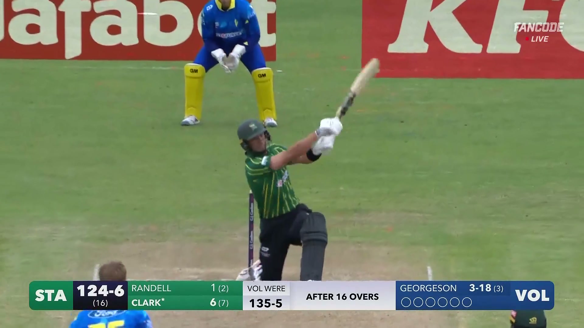 Wicket! Caught And Gone, Luke Georgeson Sends William Clark Back