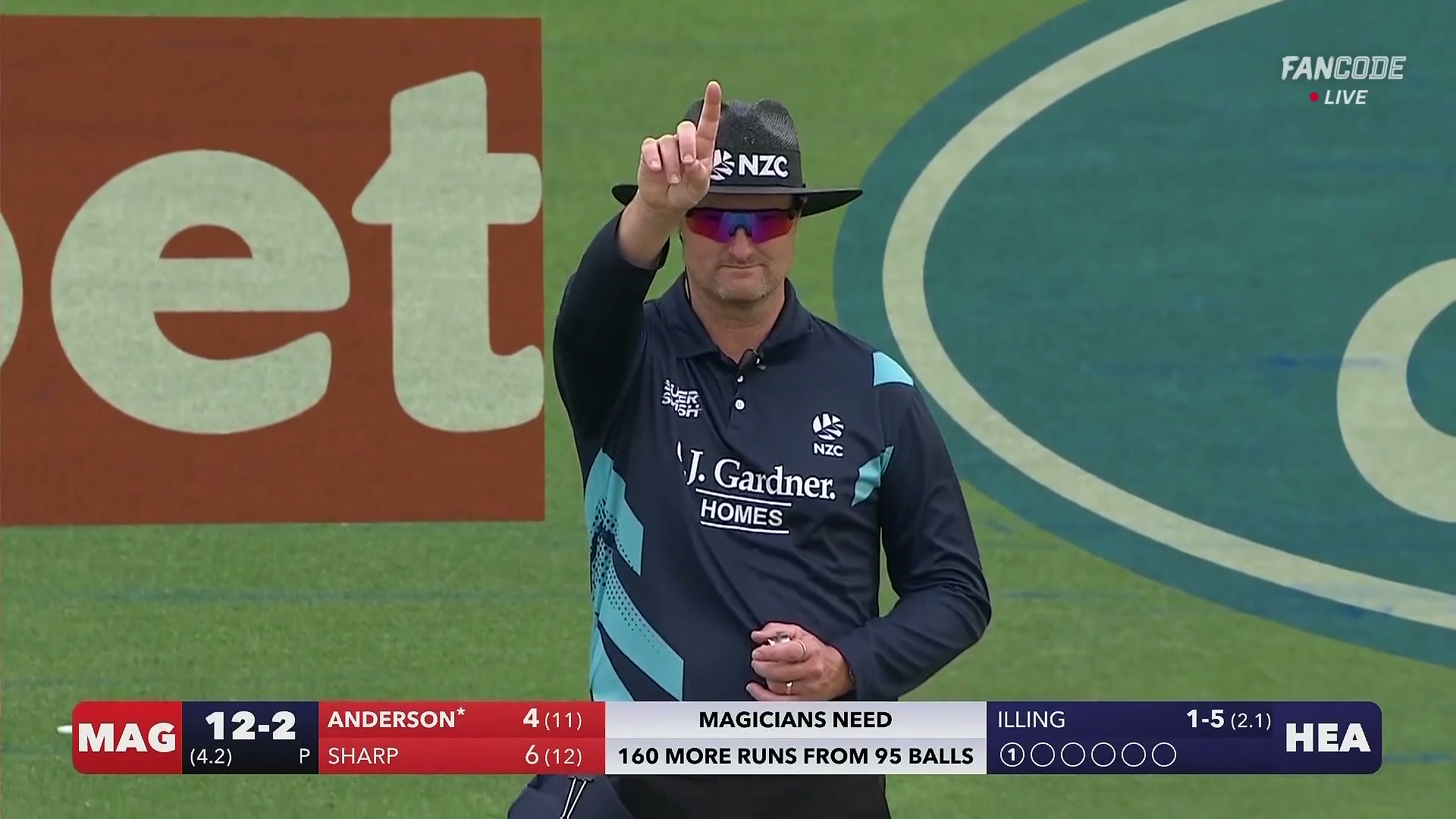 Wicket! Clear Lbw Decision As Bree Illing Traps Kate Anderson