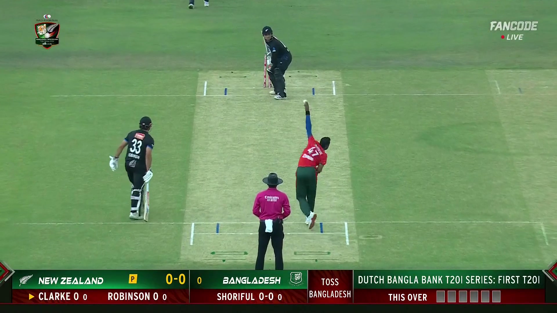Four! Katene Clarke Sets The Tone Of The Match With A Boundary