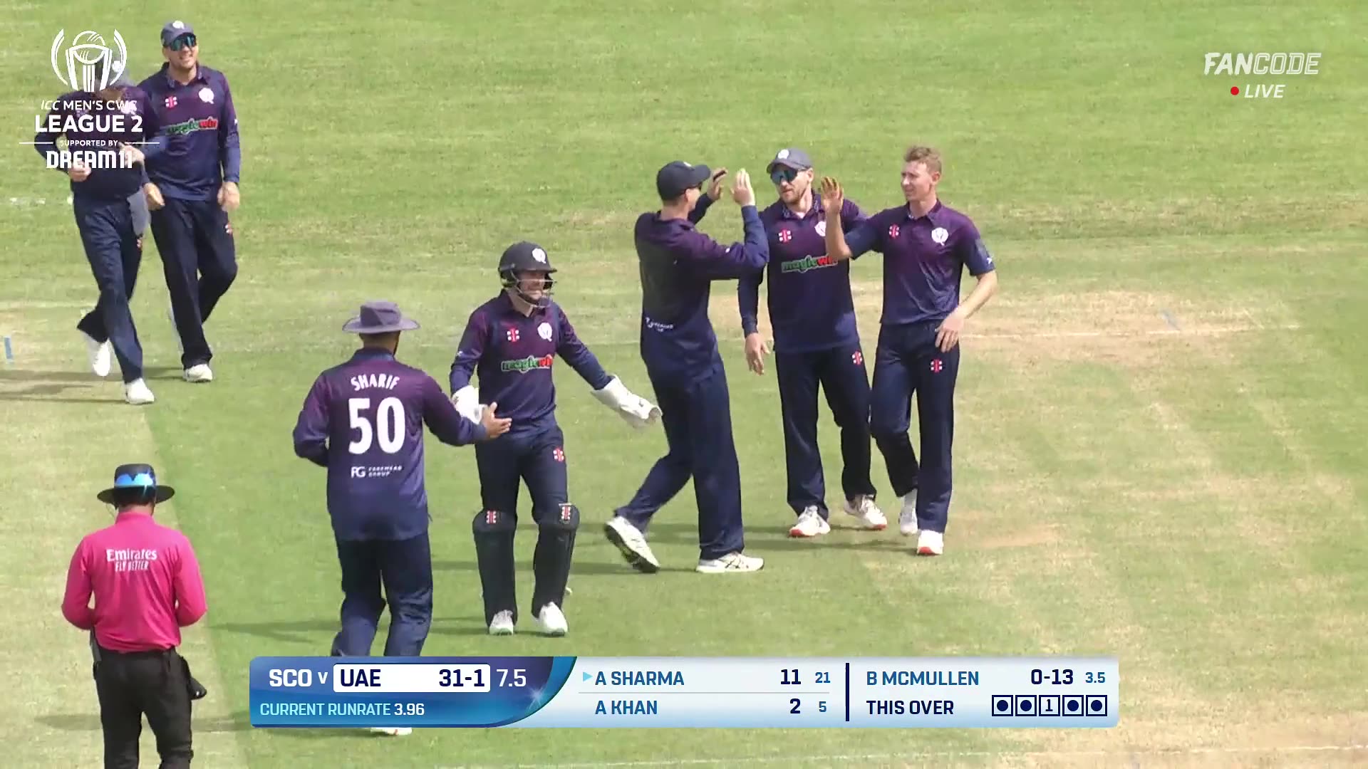 Wicket! Brandon Bags His First Wicket, Aryansh Departs