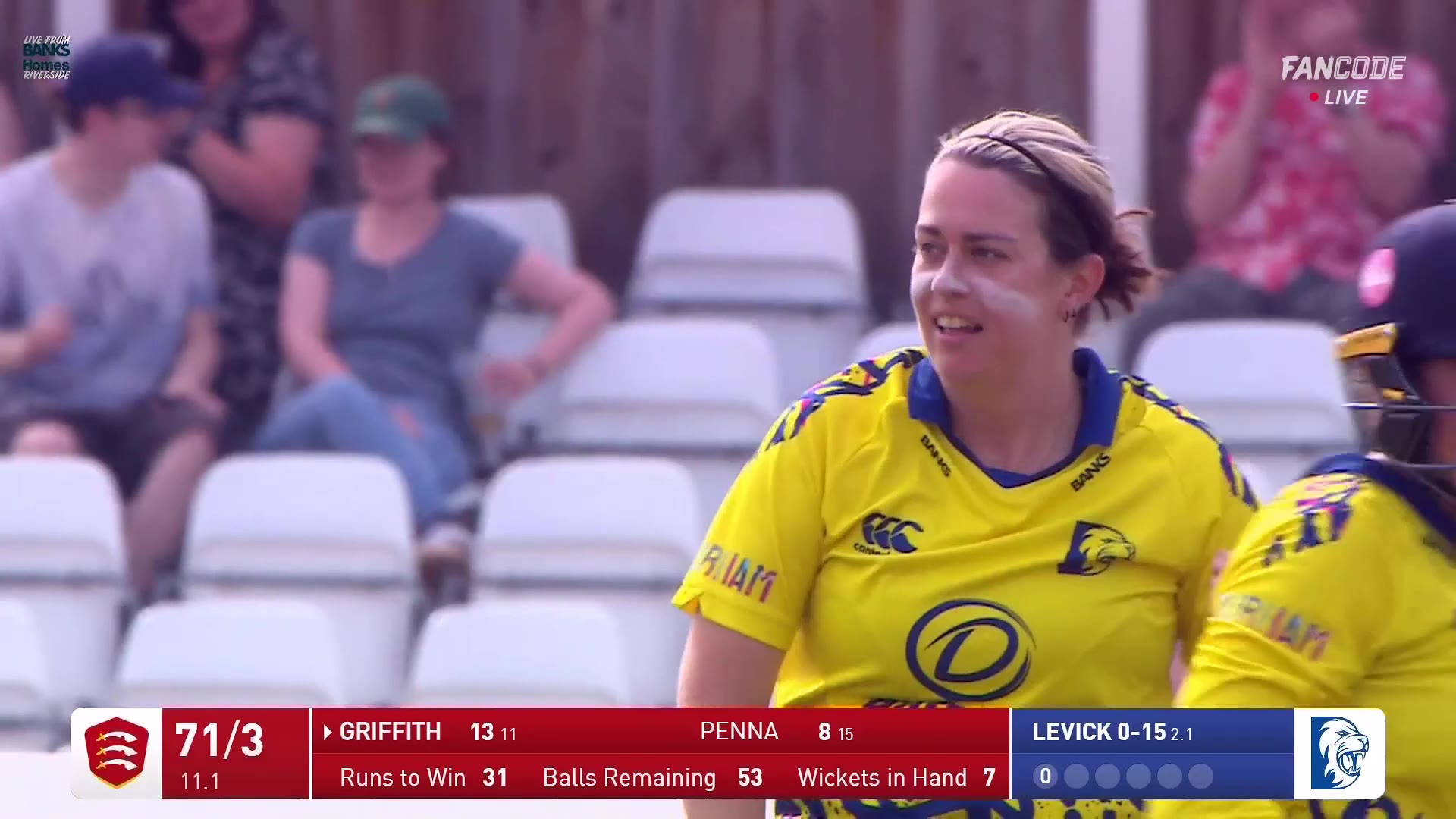 Wicket! Cordelia Griffith Falls LBW To A Sharp Delivery From Katie Levick