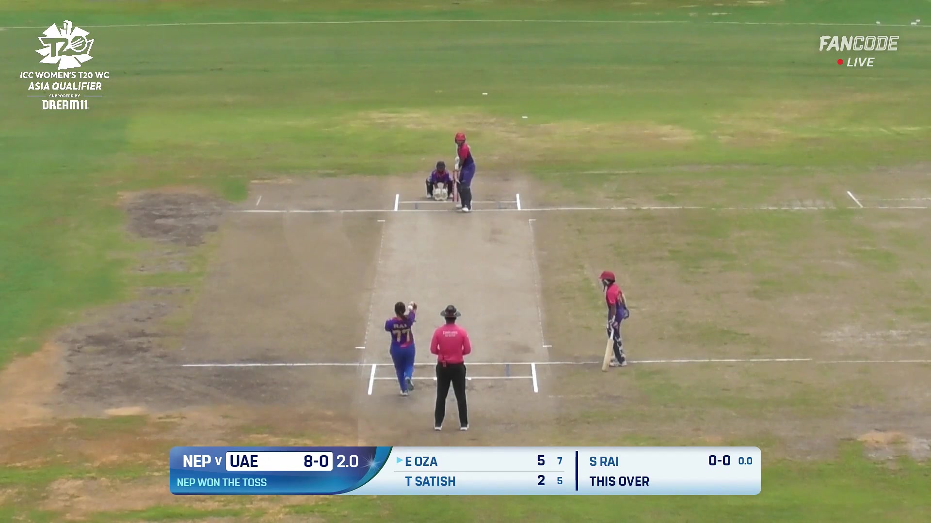 Four! Esha Oza Hits The First Boundary Of The Innings