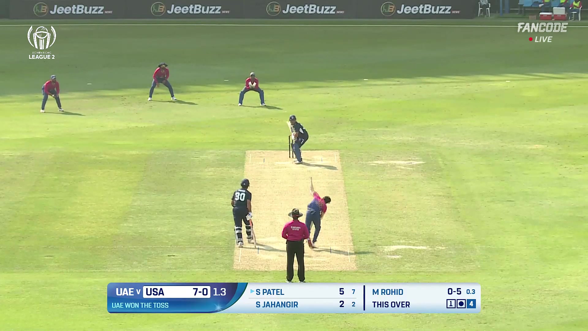 Wicket! Muhammad Rohid Gets An Early Breakthrough, Cleans Up Smit Patel