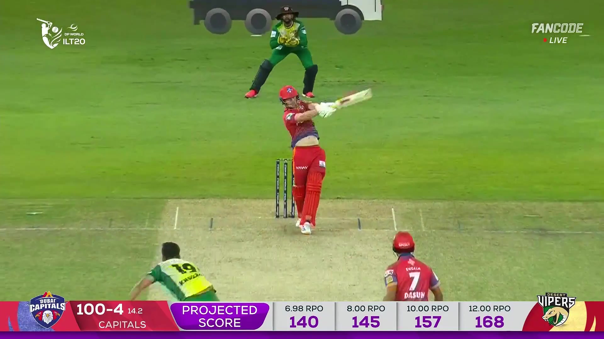 Six! Perfect Pickup From Jordan Cox, Sends It Into The Crowd