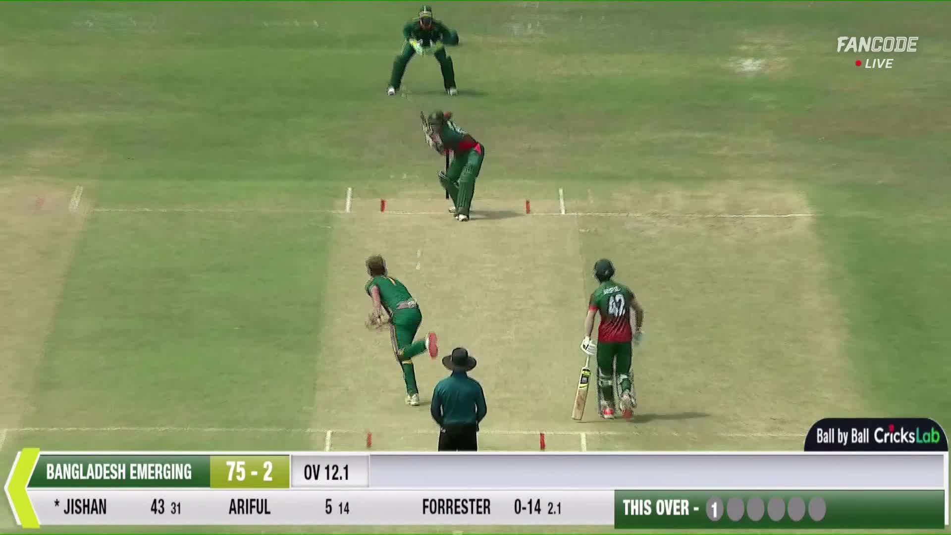 Six! Jishan Alam Bangs It For A Maximum