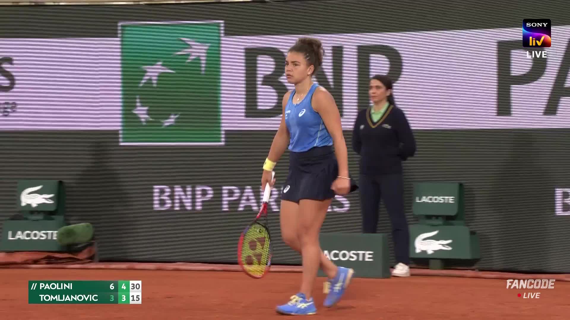 Ace! Paolini Stuns Crowd And Tomljanovic With Lightning Serve