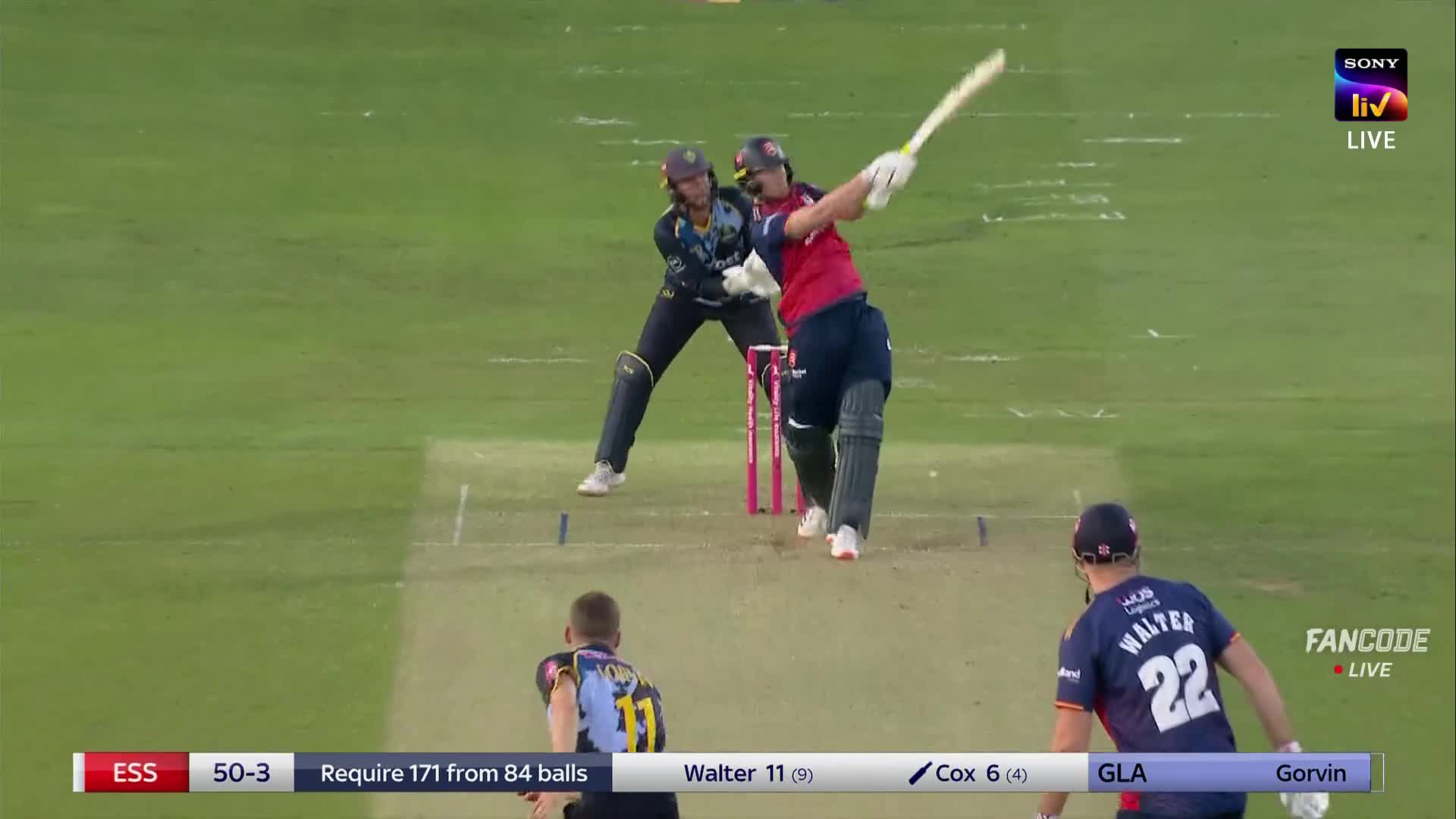 Six! Cox Nails The Timing For A Clean Hit