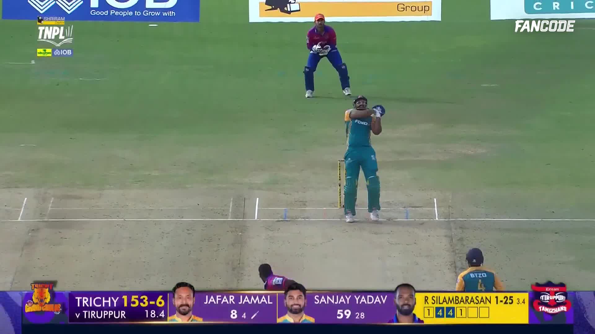 Six! Jafar Jamal Bashes It Over Cow Corner For A Maximum