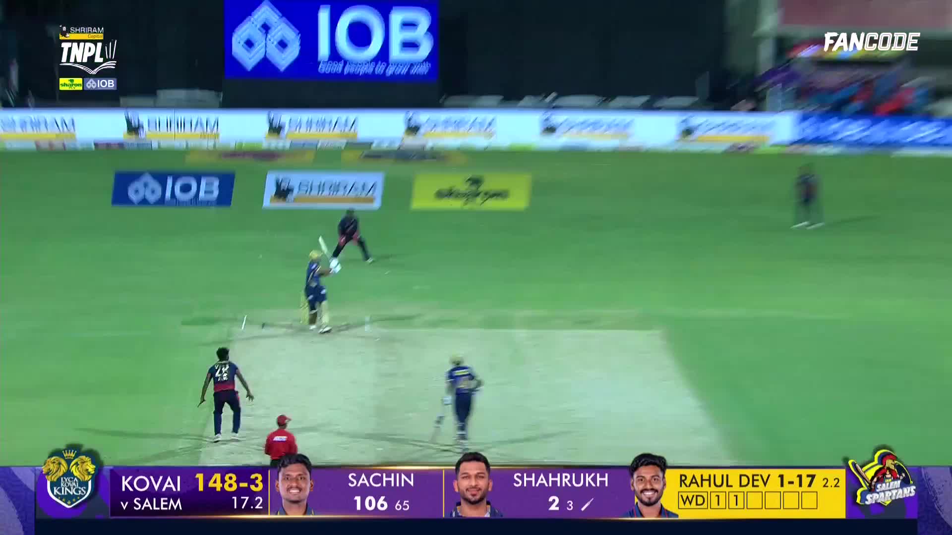 Six! Shahrukh Khan Swings His Bat, Launches It Over Cow Corner