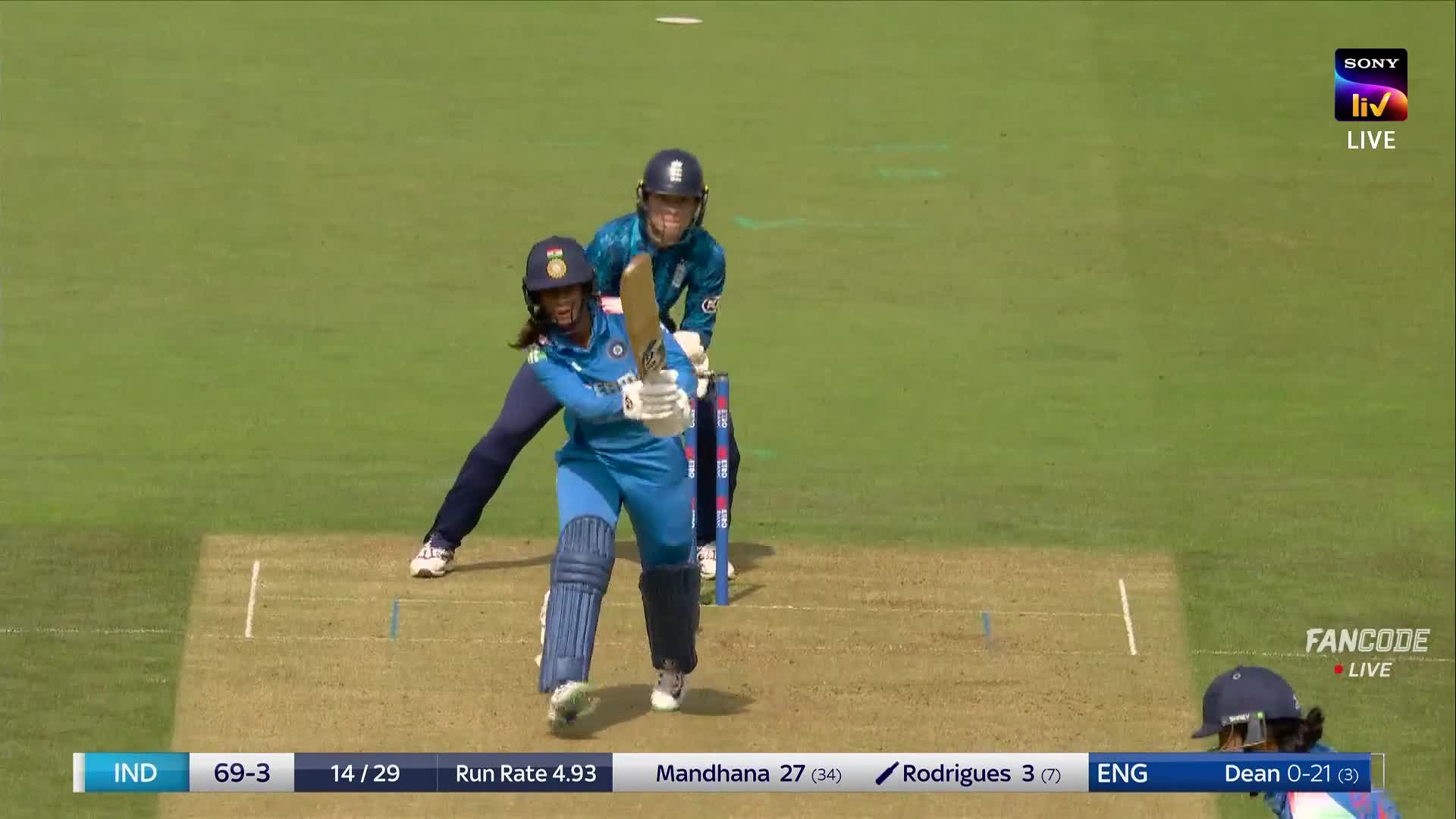 Wicket! Charlie Dean Strikes, Snaps A Sharp Return Catch To Dismiss ...