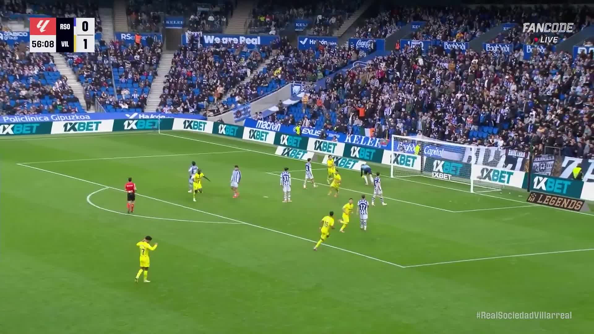 Goal! Alberto Moleiro Curves A Stunning Long Range Strike Into The Top ...