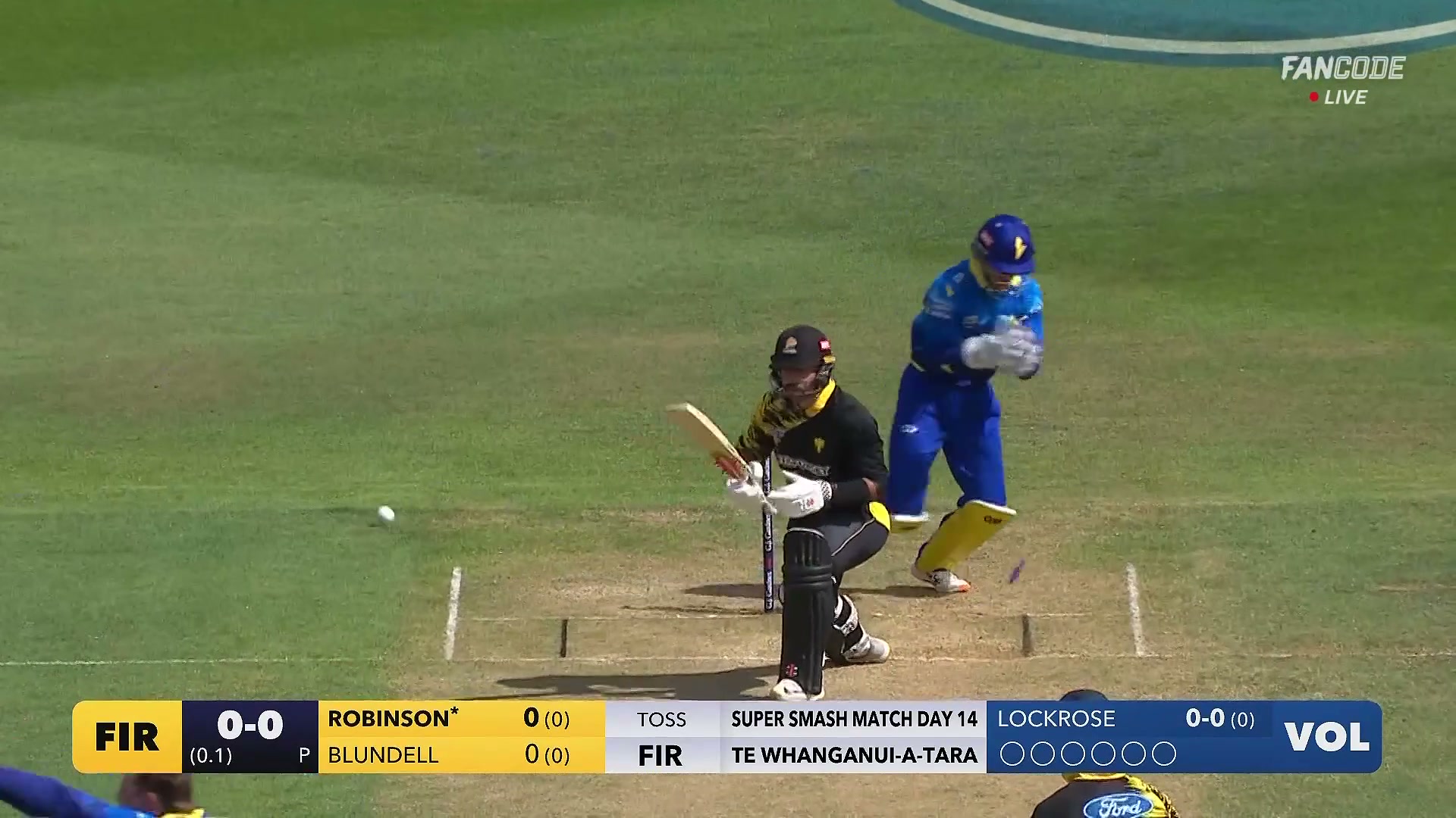 Wicket! Ben Lockrose Strikes First Ball As Tim Robinson Falls For ...