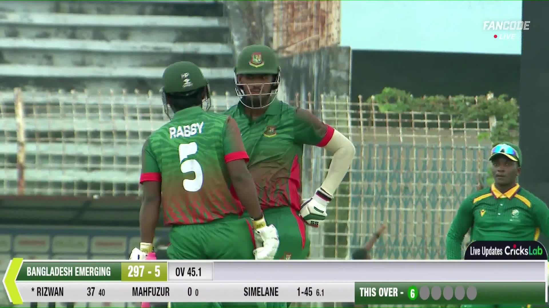 Six! Chowdhury Md Rizwan Pulls It Beautifully Over The Ropes For A Maximum