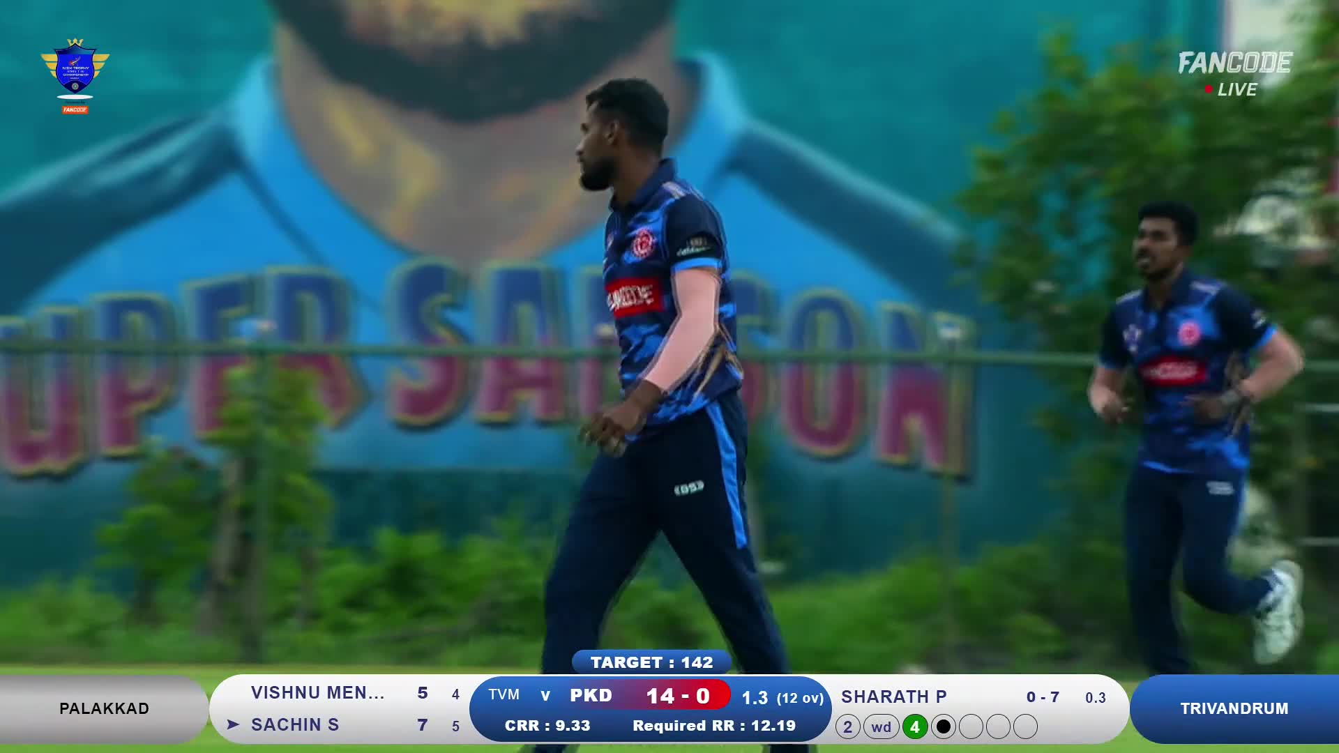 Wicket! Sarath Prasad Strikes With A Brilliant Return Catch