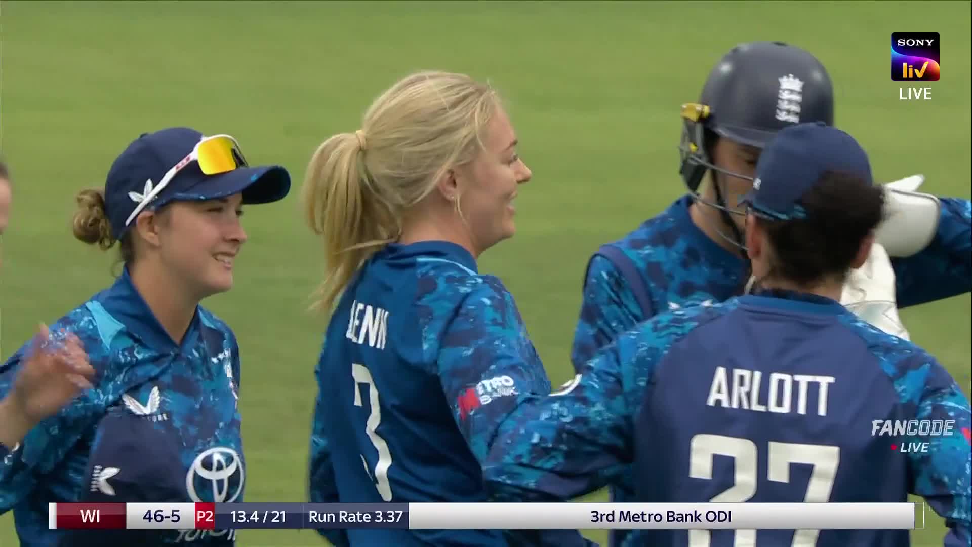 Wicket! Clean Bowled A Touch of Class from Sarah