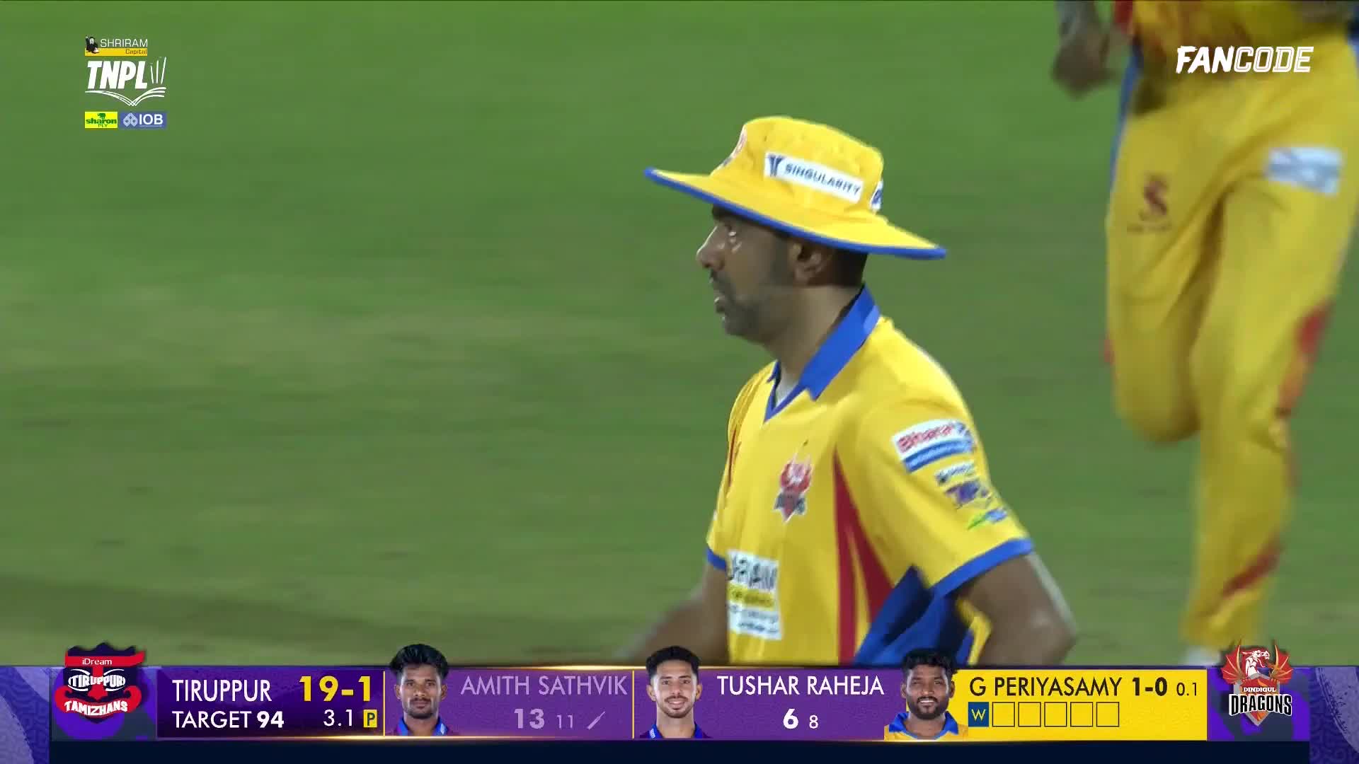 Wicket! Ganeshan Periyaswamy Draws First Blood, Amith Sathvik Departs