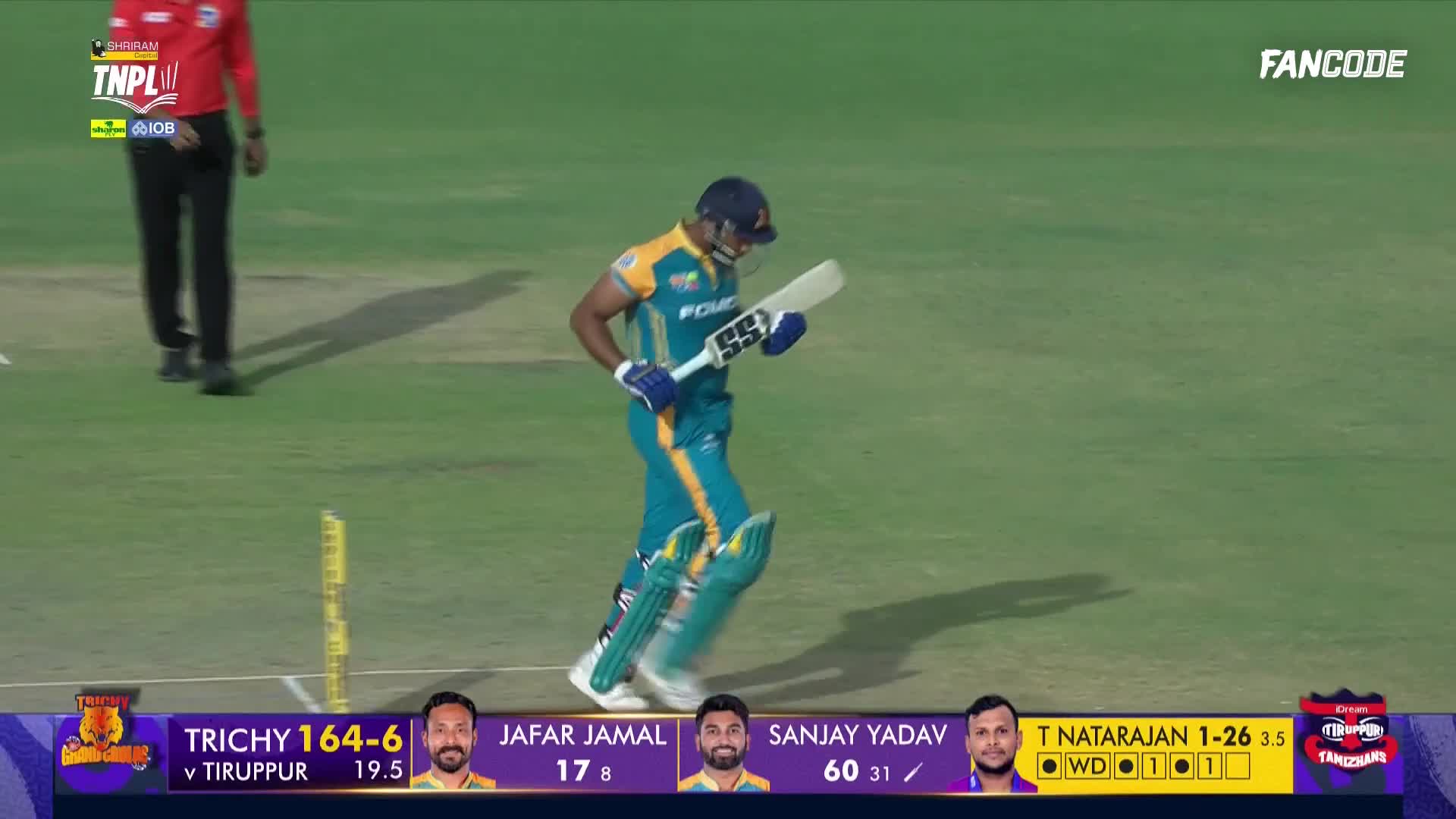 Wicket! Jafar Jamal Gets Runout In The Last Ball Of The Inning