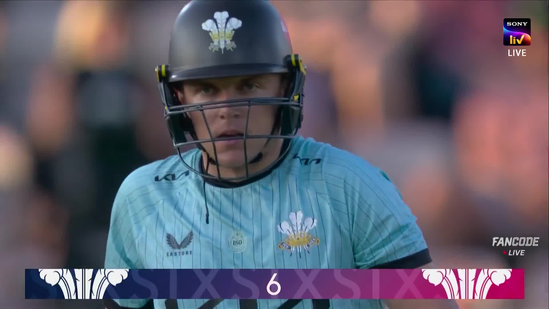 Six! Curran Clears The Deep Square Leg Fence With A Stunning Hit