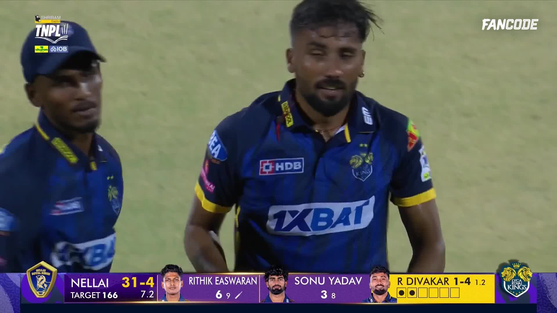 Wicket! Mistimed From Rithik Easwaran And It Falls Right Into The Hands