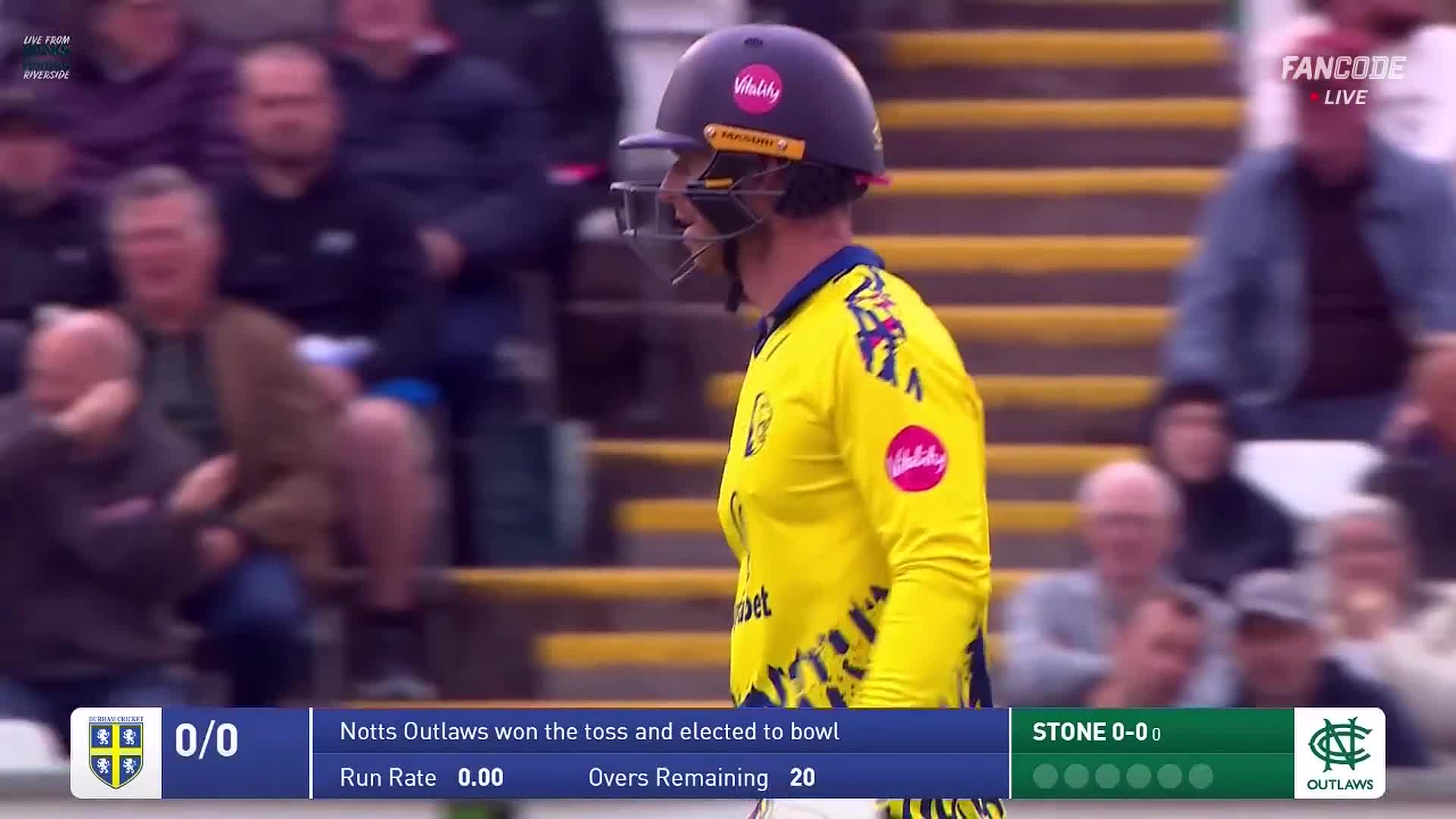 Four! Graham Clark Starts With An Boundary