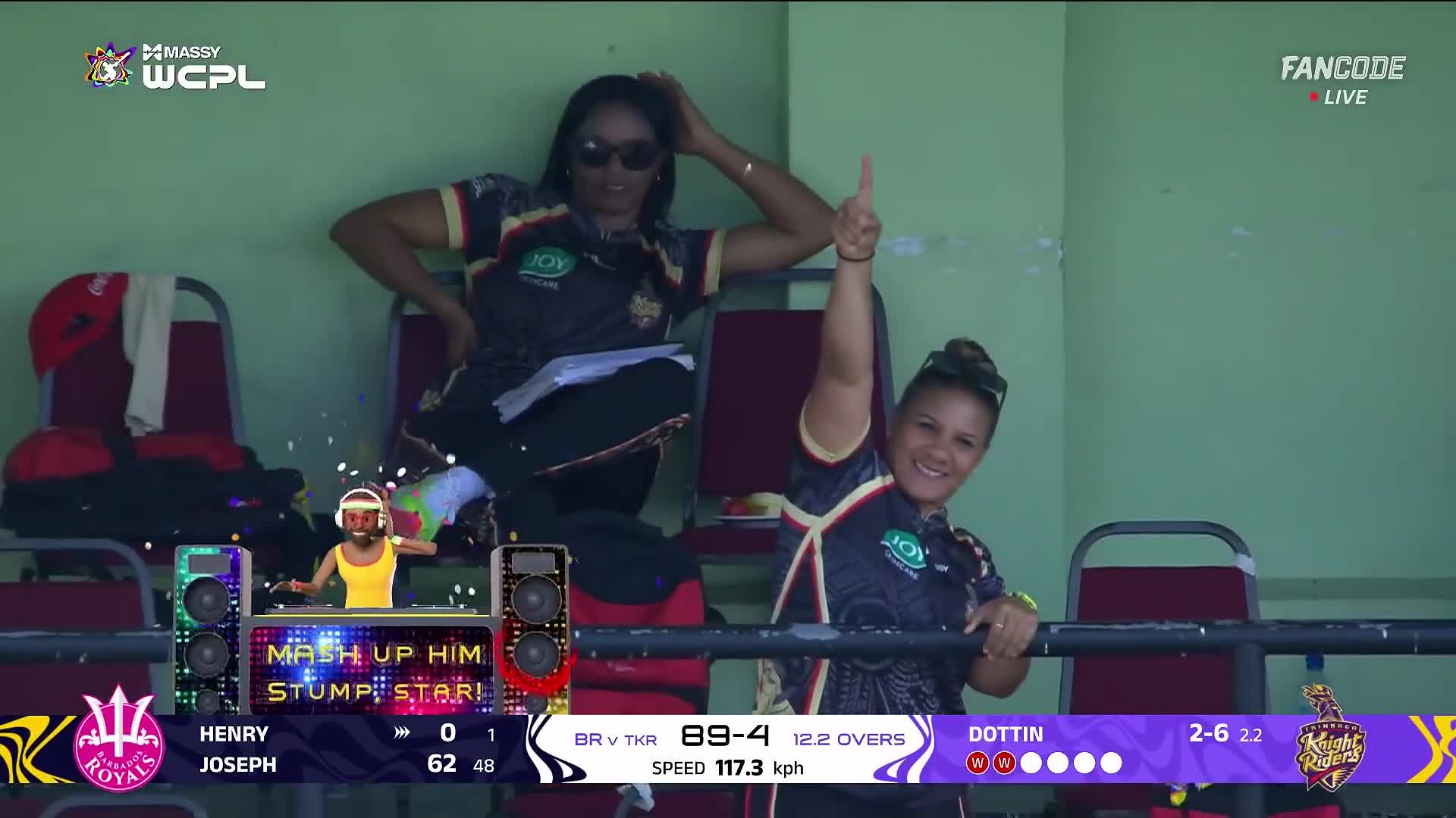 Wicket! Clean Bowled, Deandra Dottin Removes Henry For Nought